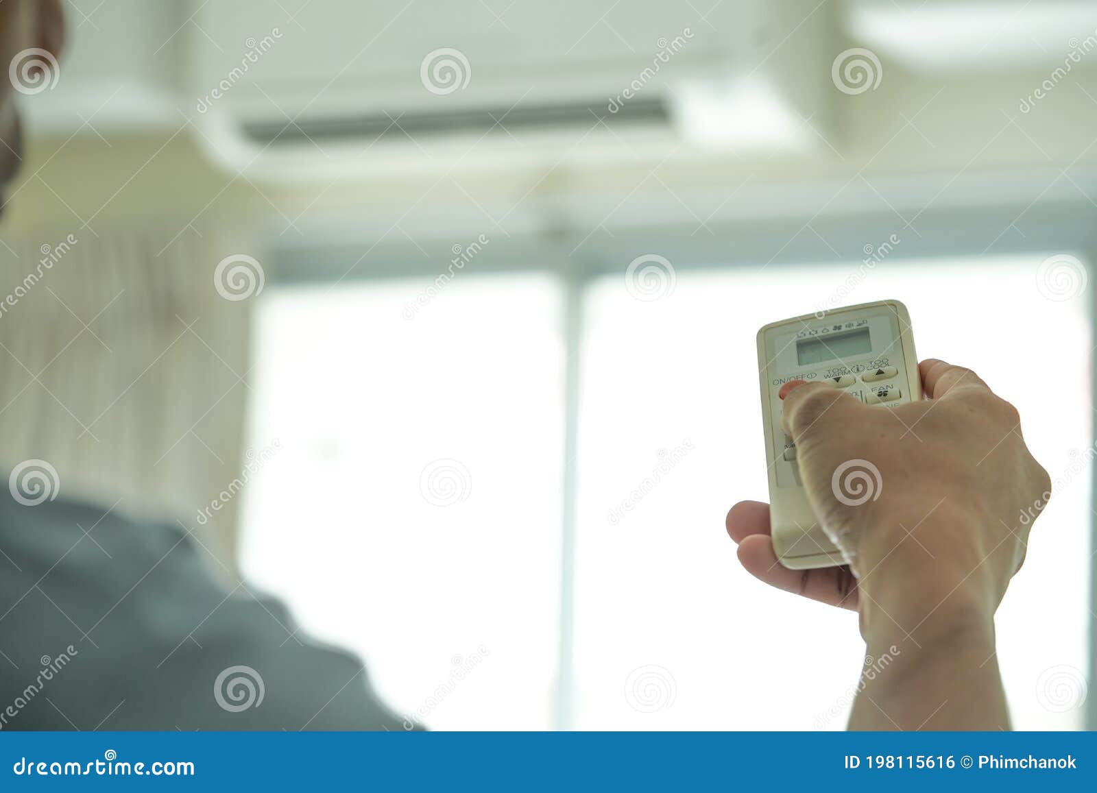 Remote control panel, stock photo. Image of equipment - 198115616