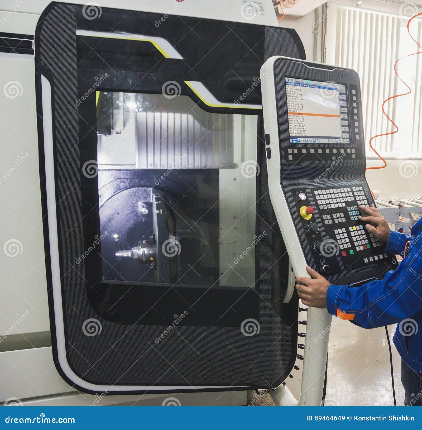 Remote Control Panel of Metal Machine - Industrial Working Manufactory ...