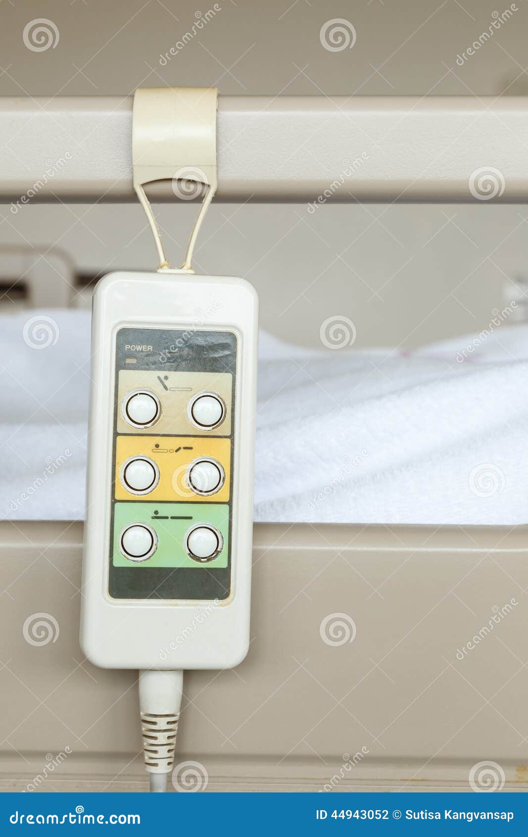 Remote Control of Patient Bed Stock Photo - Image of remote ...