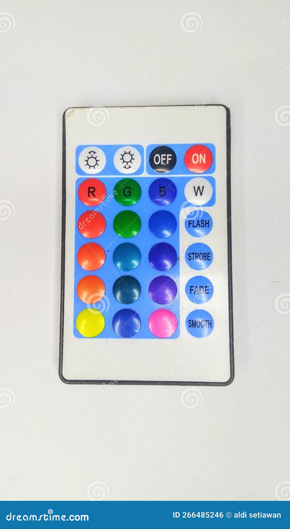 Remote Control Photo on White Paper Stock Photo - Image of change ...