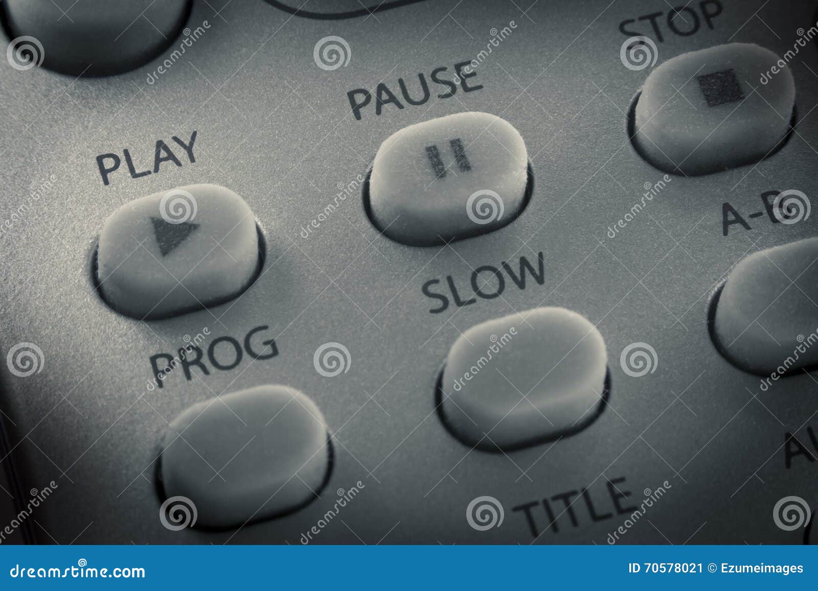 Remote Control Play Button stock image. Image of symbol - 70578021