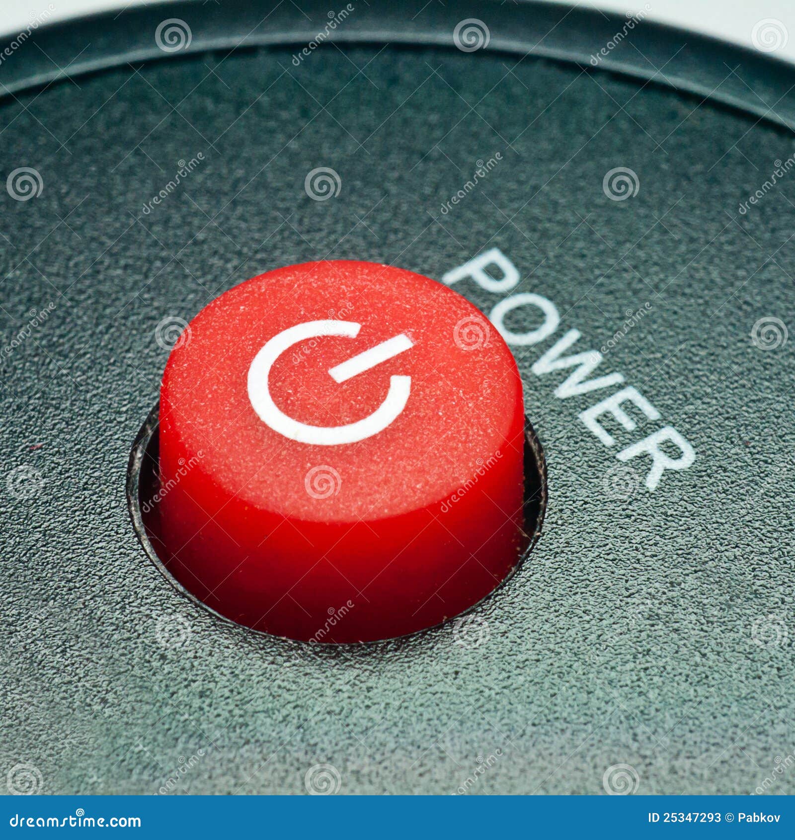 Remote Control Power Button Stock Image - Image of digital, program ...