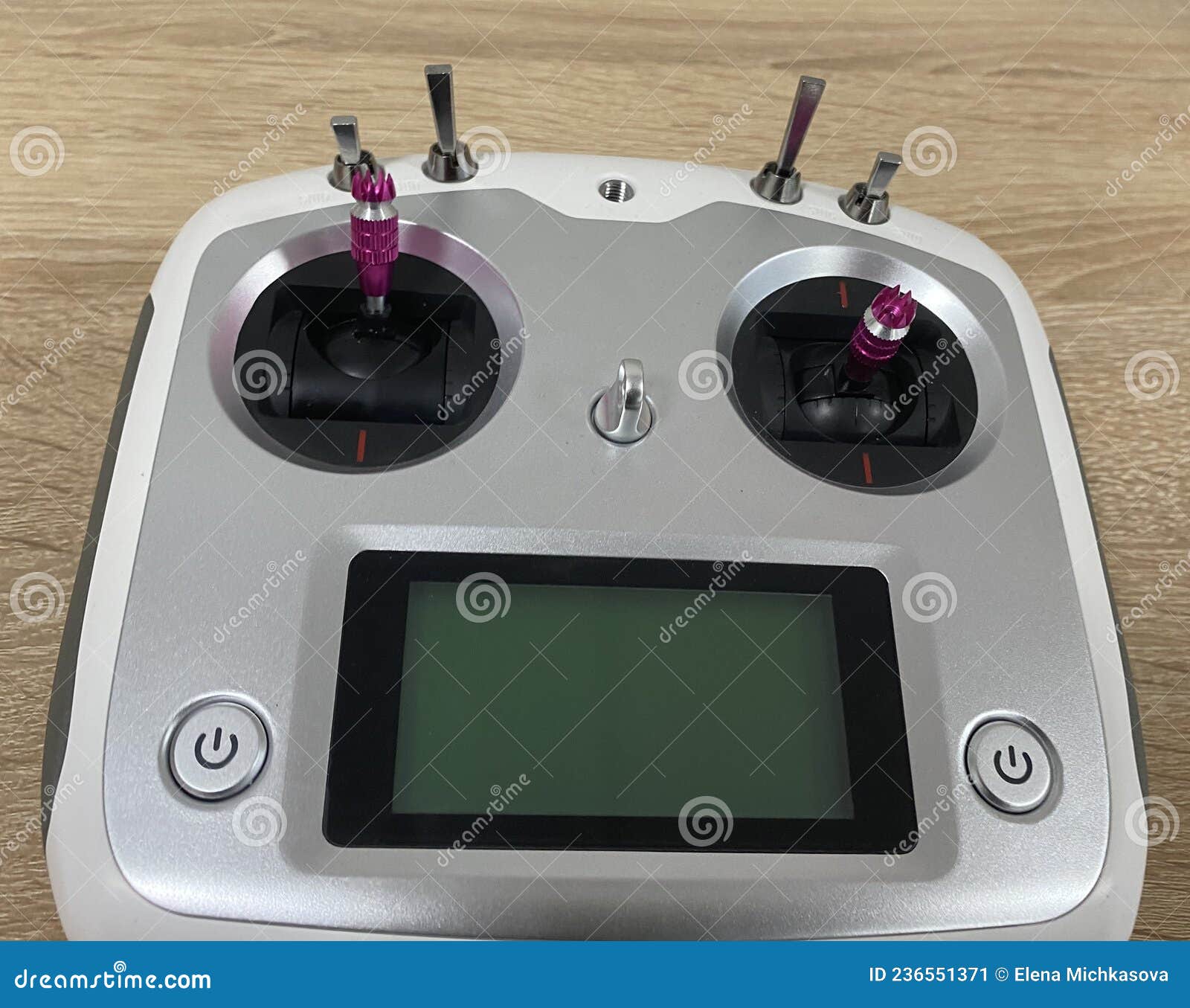 Remote Control for Quadrocopter, Drone Stock Image - Image of buttons ...