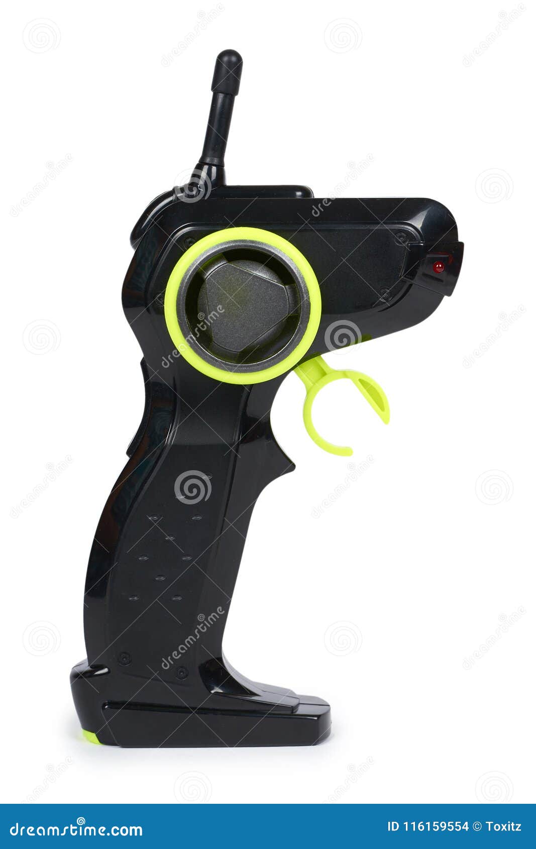 Remote Control of the Radio Control Model Car. Isolated on White ...