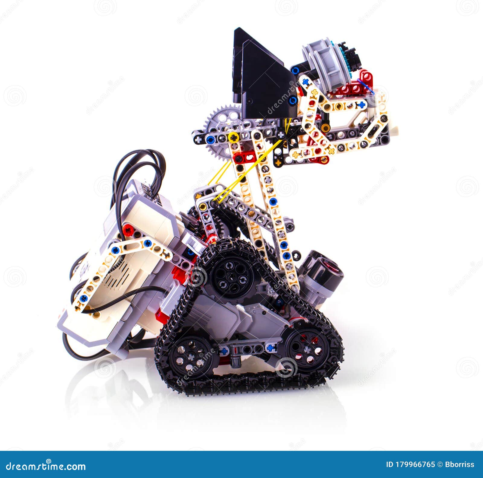 Remote Control Robot Made from Building Blocks Assembled by Children ...