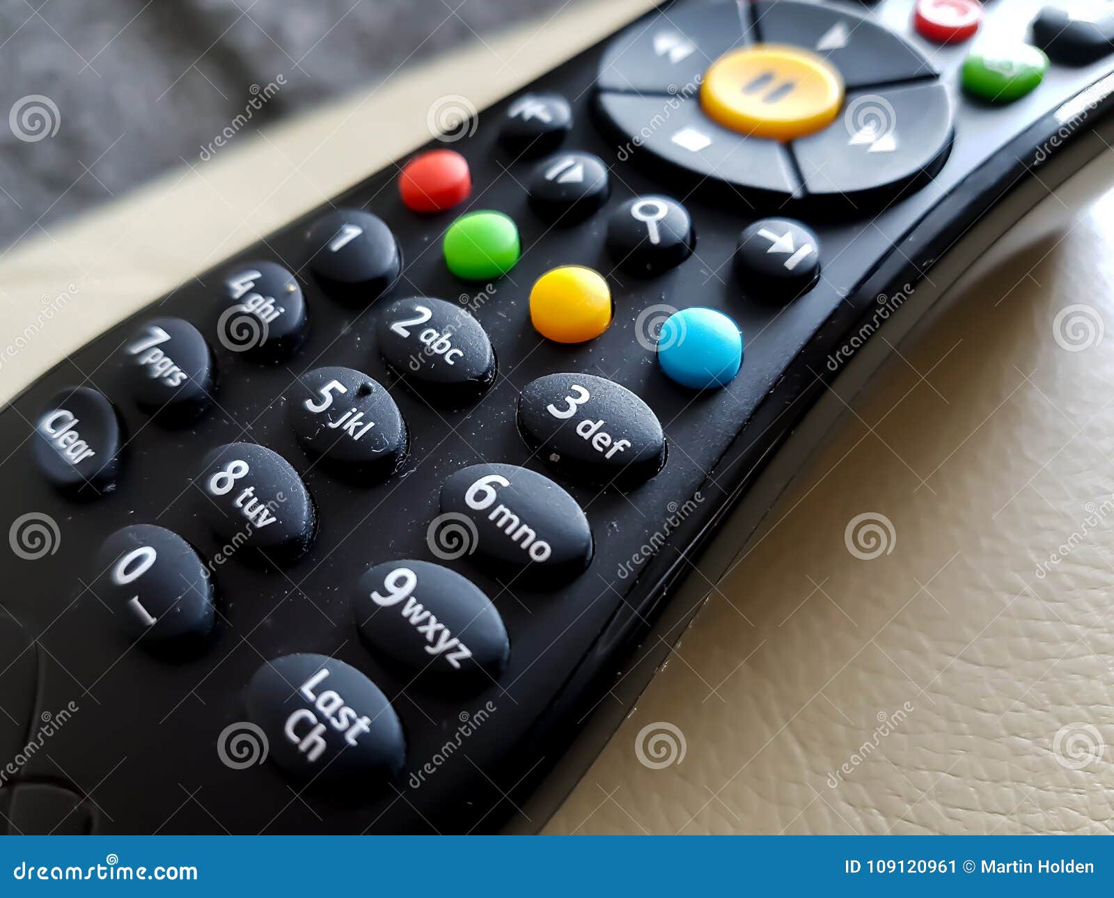 Remote Control Side View stock image. Image of remote - 109120961