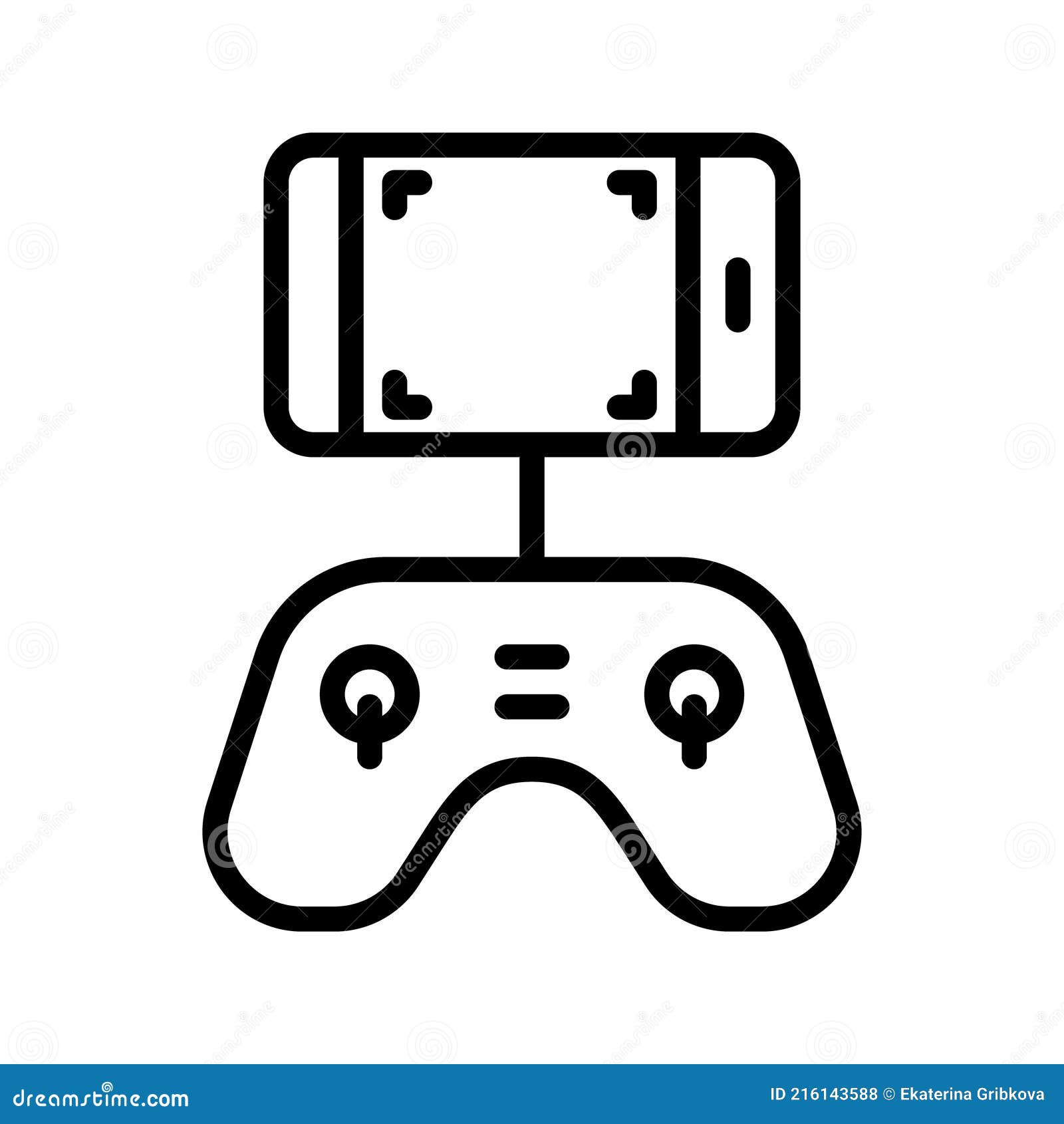 Remote Control Simple Icon on White Background. Remote Controller for ...