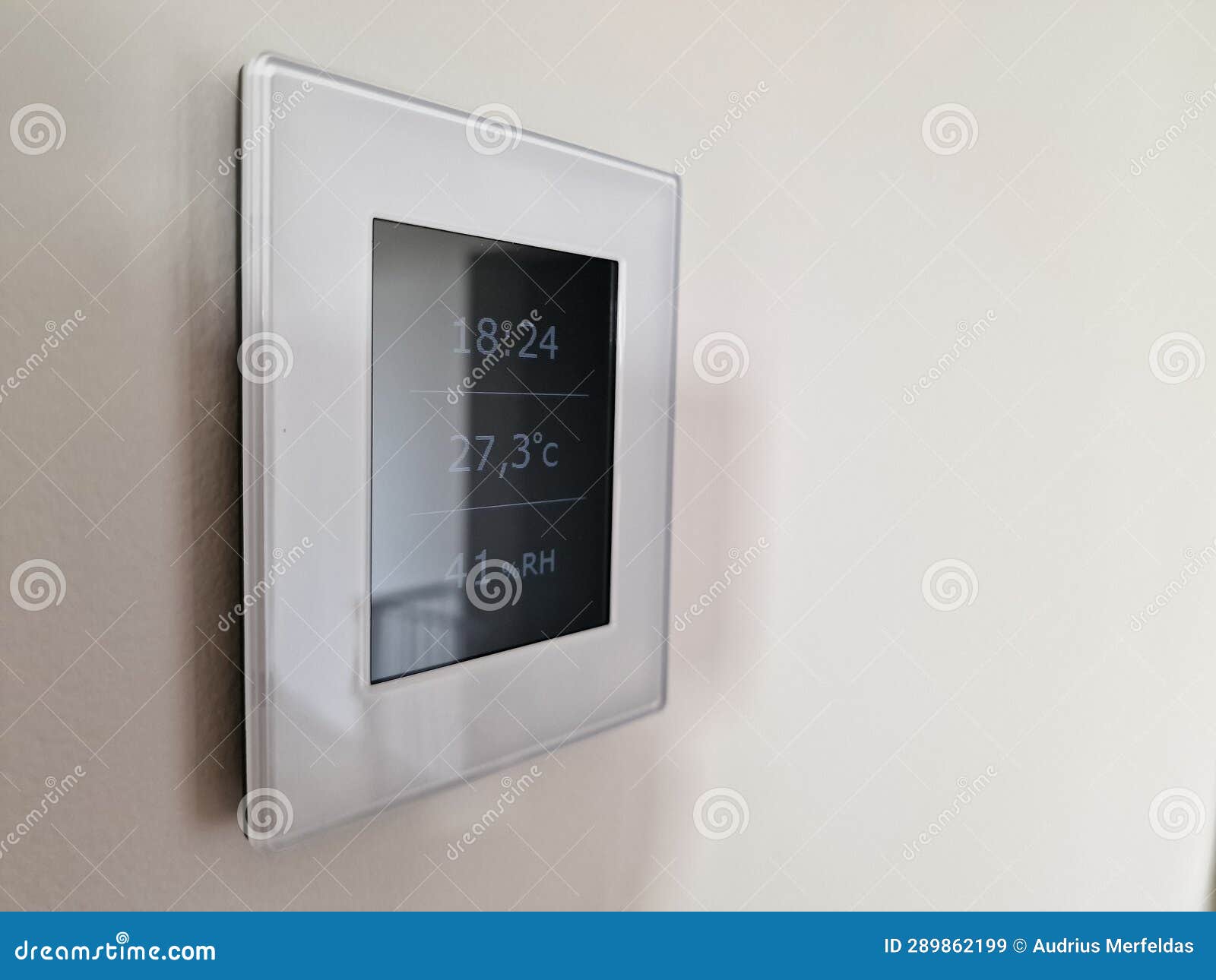 Remote Control for Smart House Climate and Fresh Air Stock Image ...