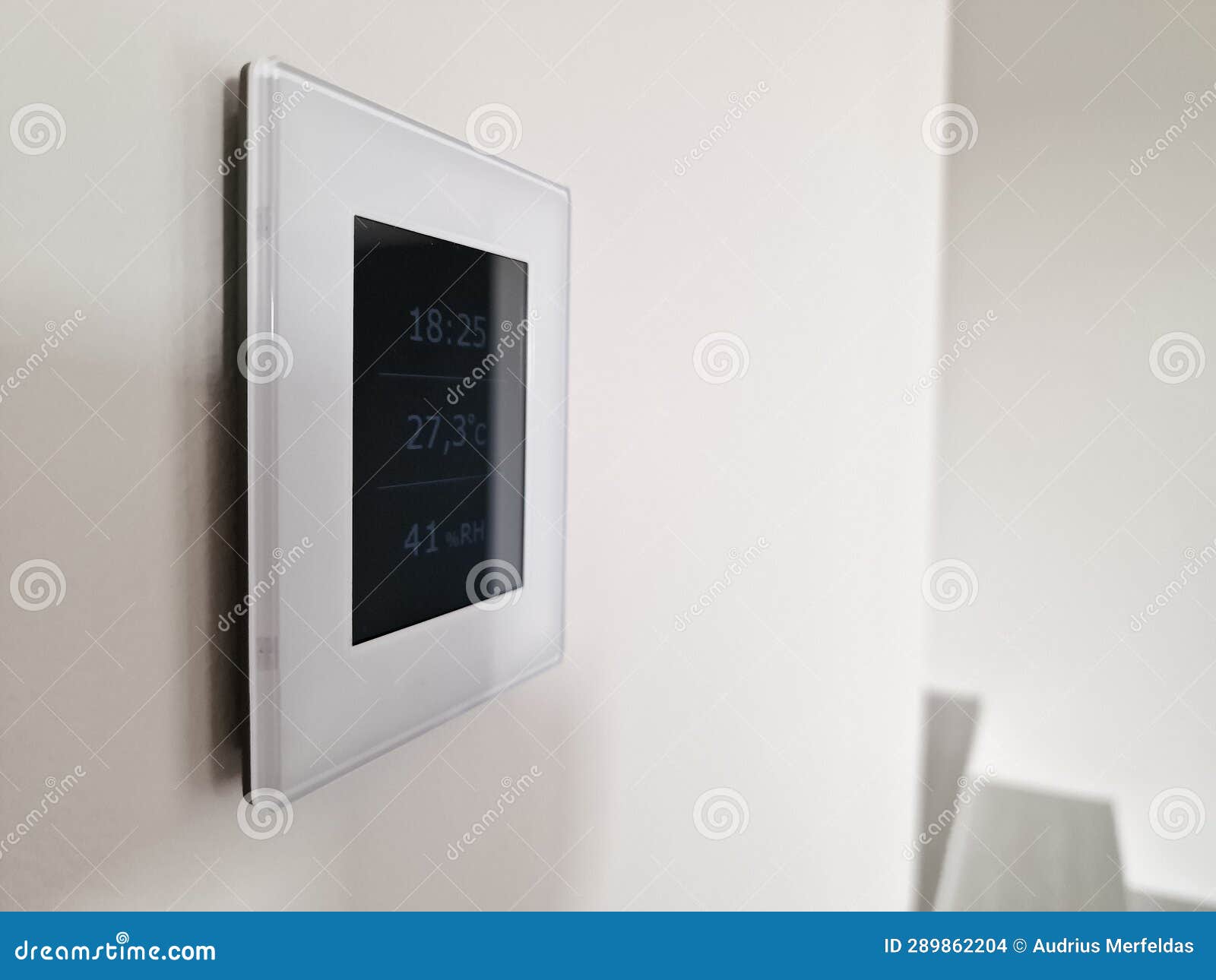 Remote Control for Smart House Climate and Fresh Air Stock Photo ...
