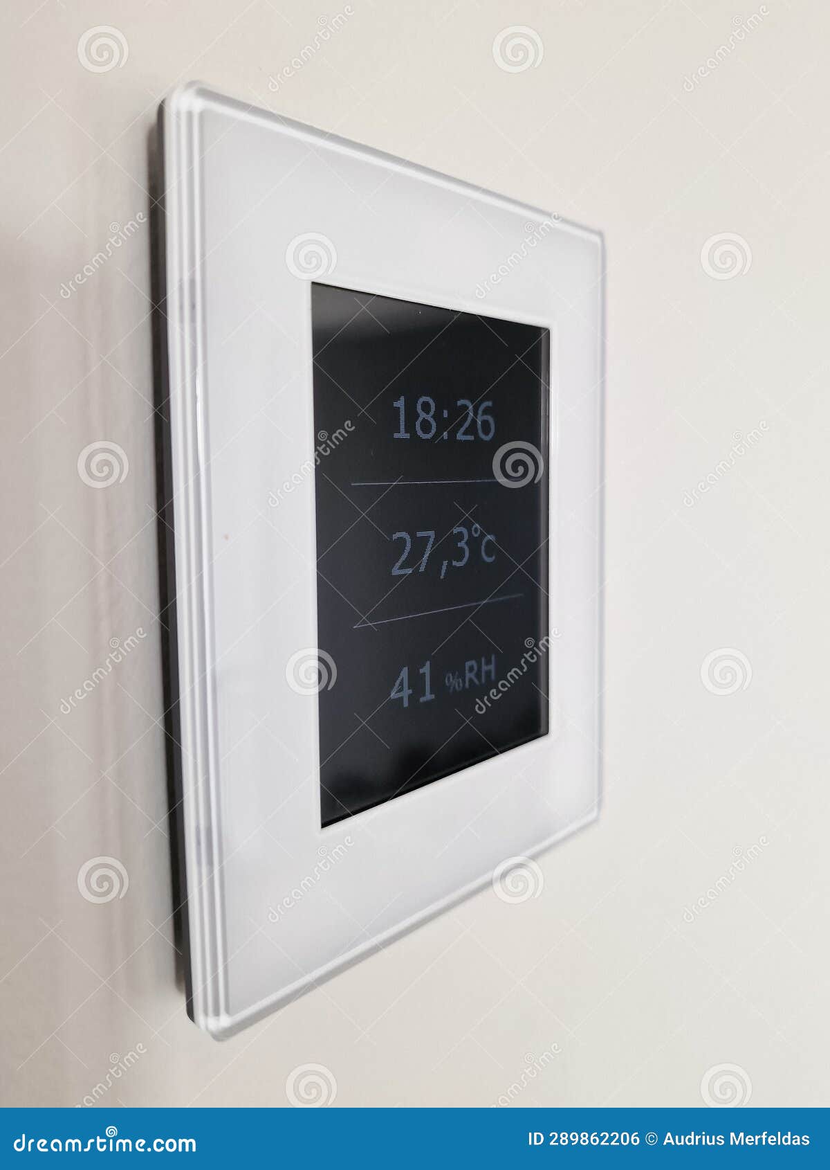 Remote Control for Smart House Climate and Fresh Air Stock Photo ...