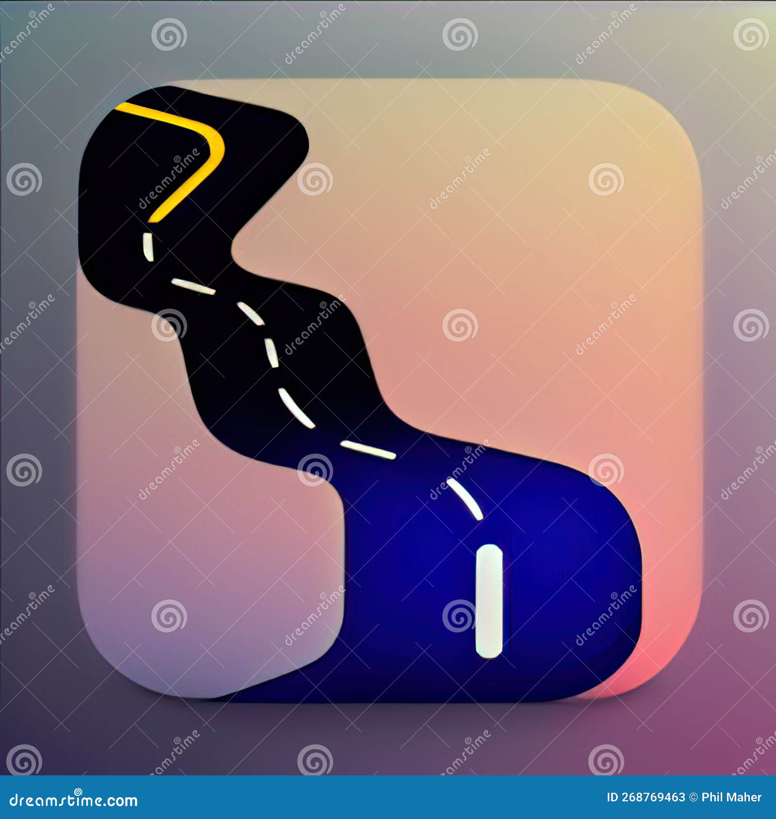 Remote Control Software App Icon. Generative AI. Stock Illustration ...