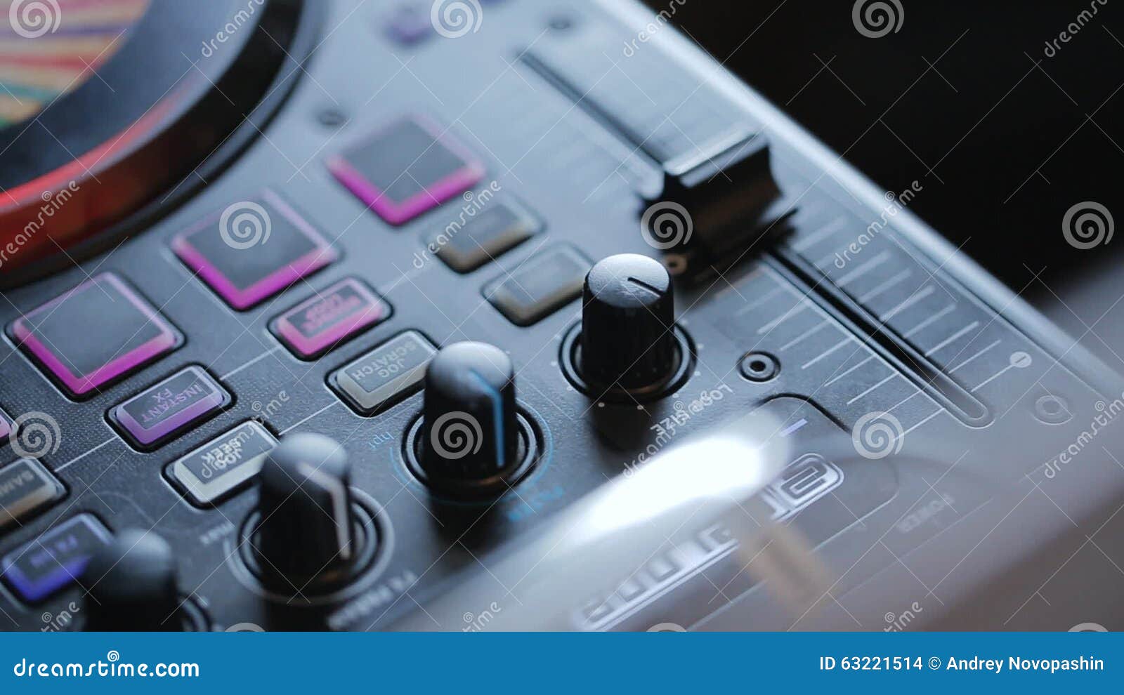 Remote Control Sound with Buttons, Knobs, Levels Stock Footage - Video ...