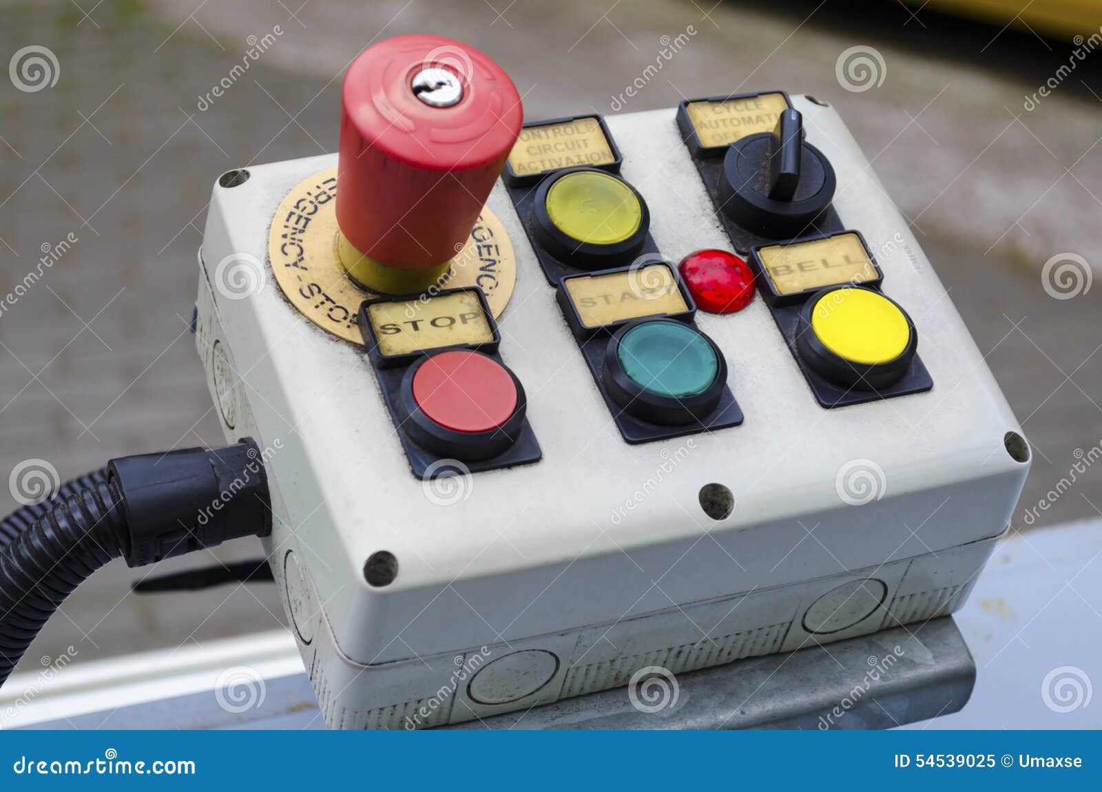 Remote Control for Start and Stop. Stock Image - Image of human, power ...