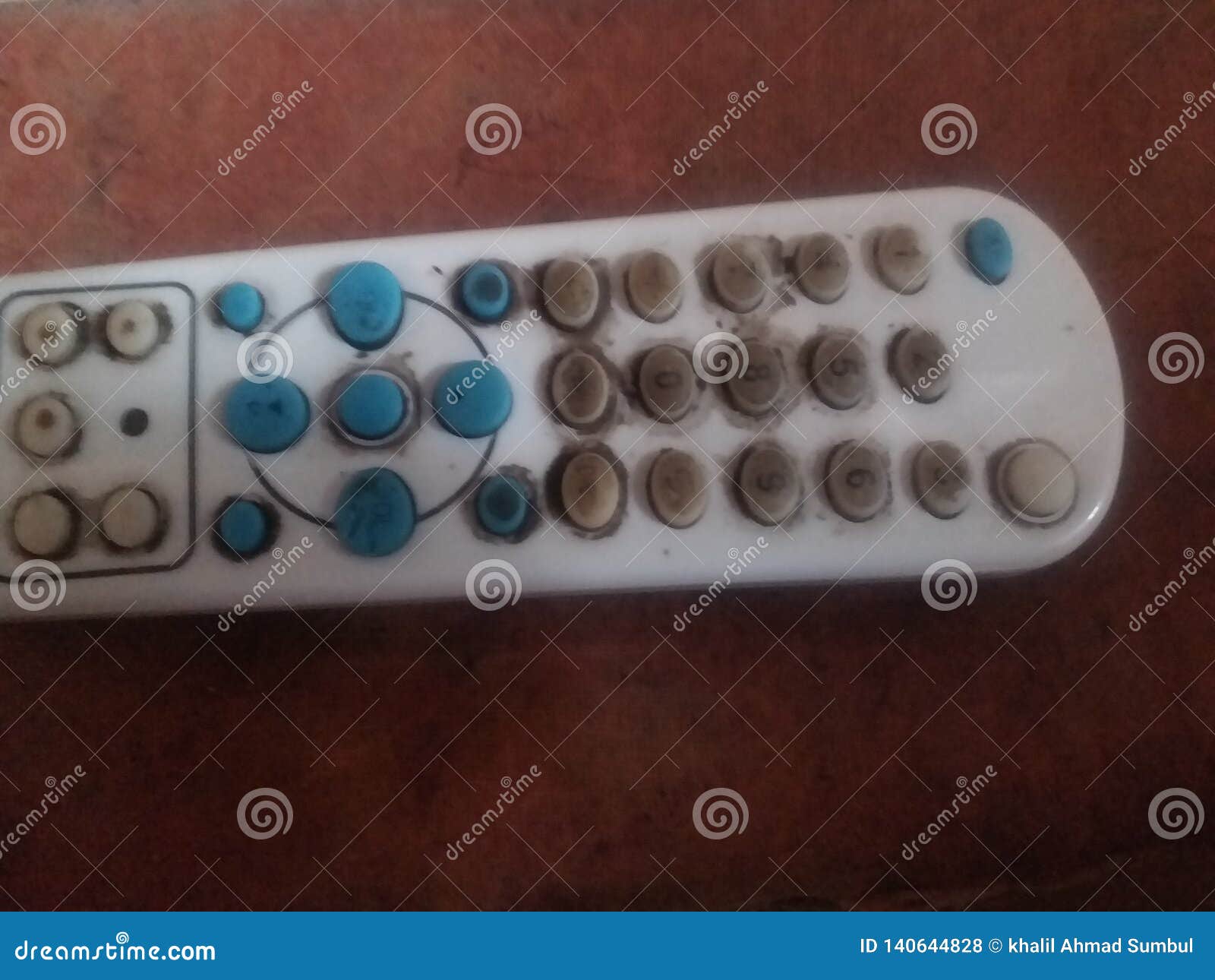 Remote Control of Television Old Model Stock Photo - Image of ...
