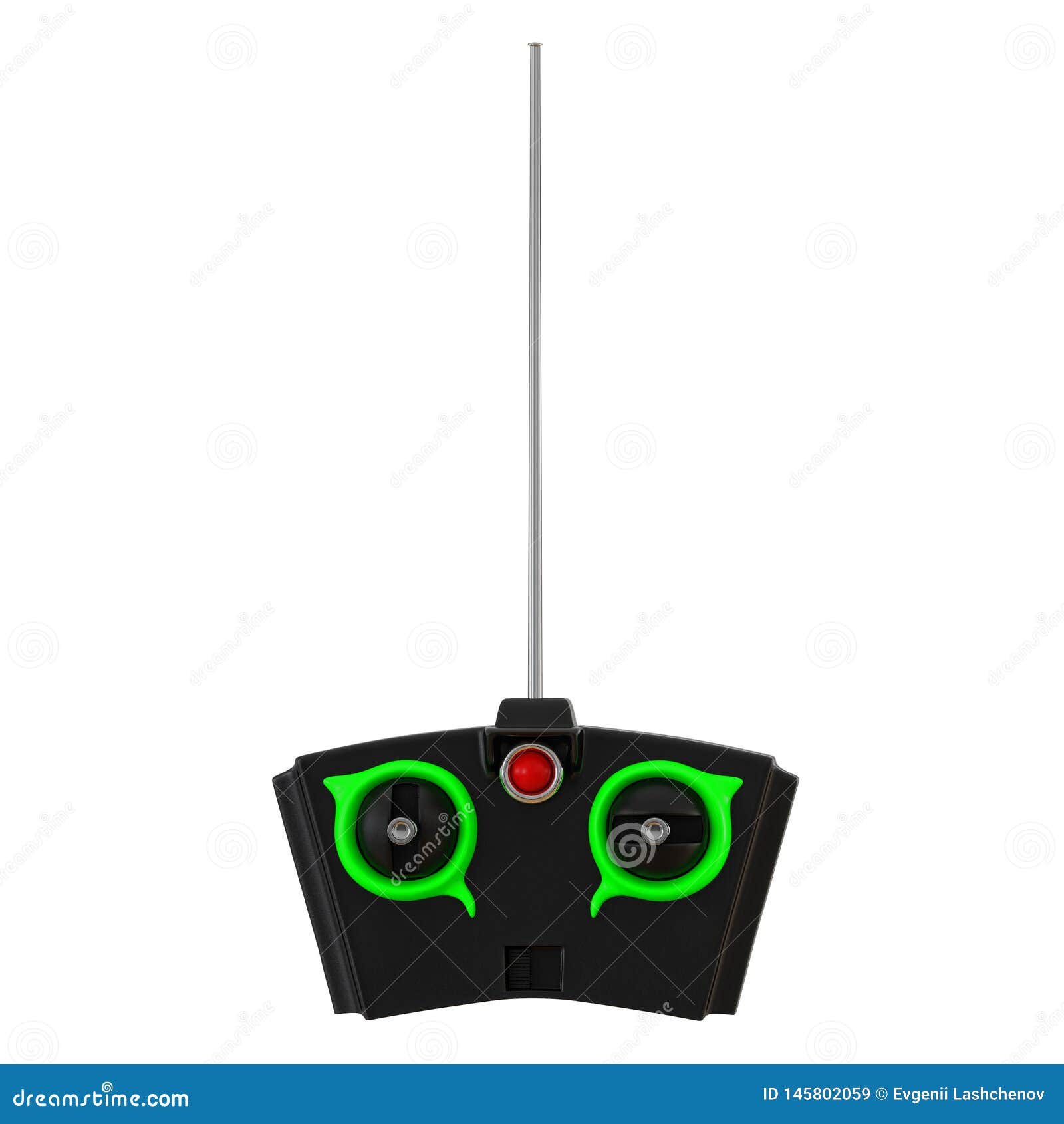 Remote Control for Toy Car Isolated Background 3d Rendering Stock ...