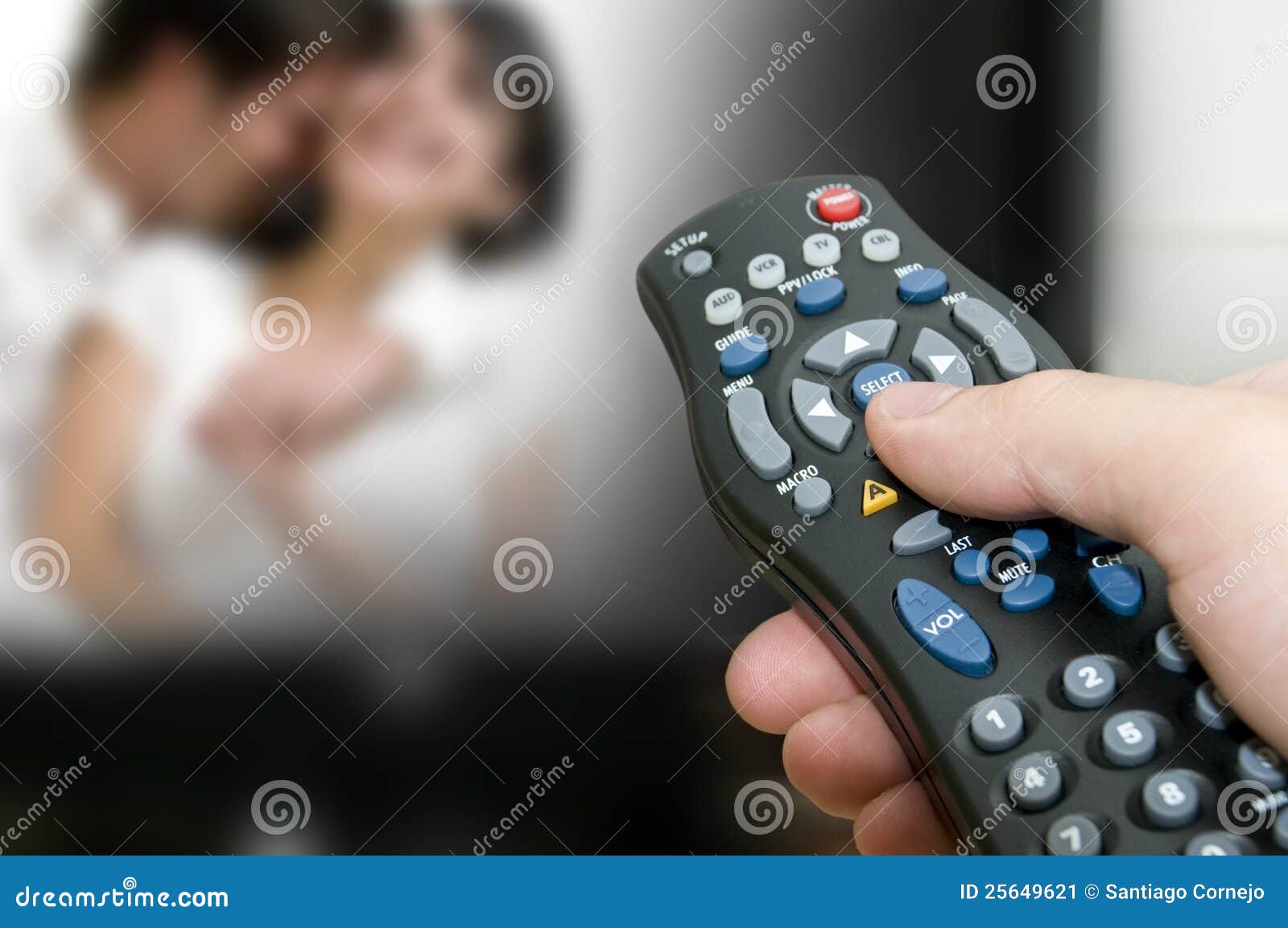 Remote control and tv stock image. Image of couple, device - 25649621