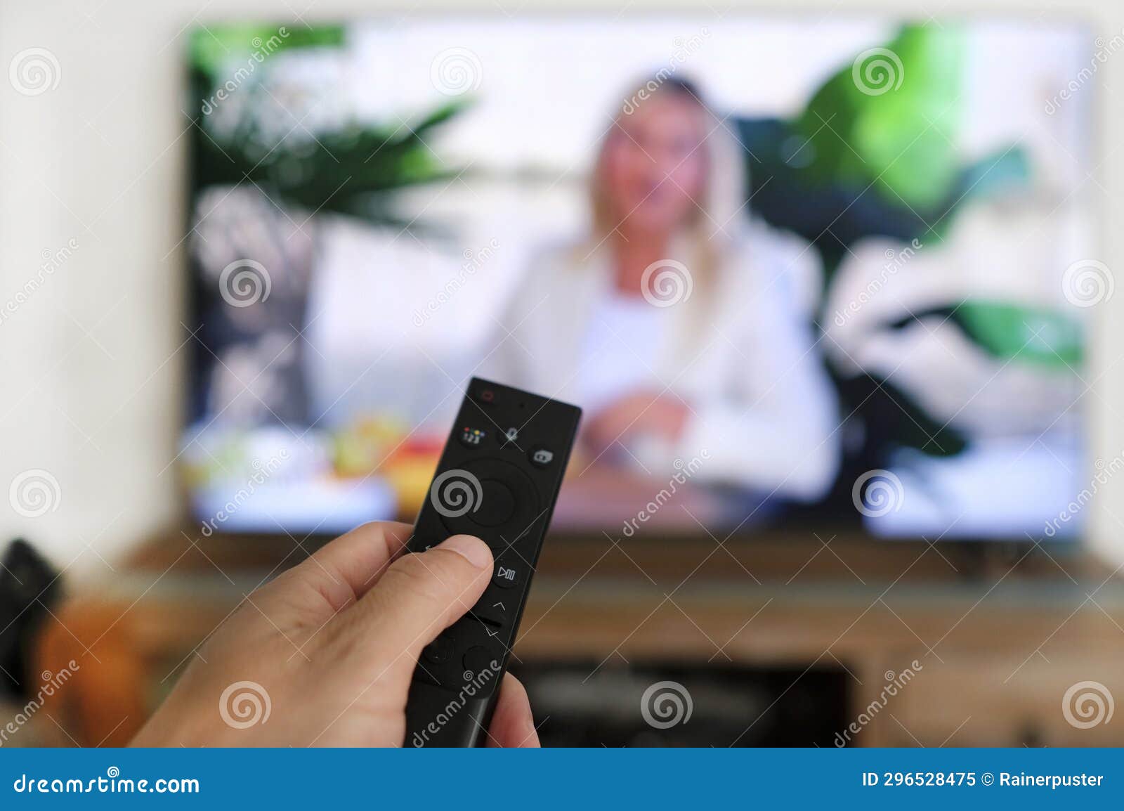 Remote Control and TV Screen Stock Image - Image of consumption ...