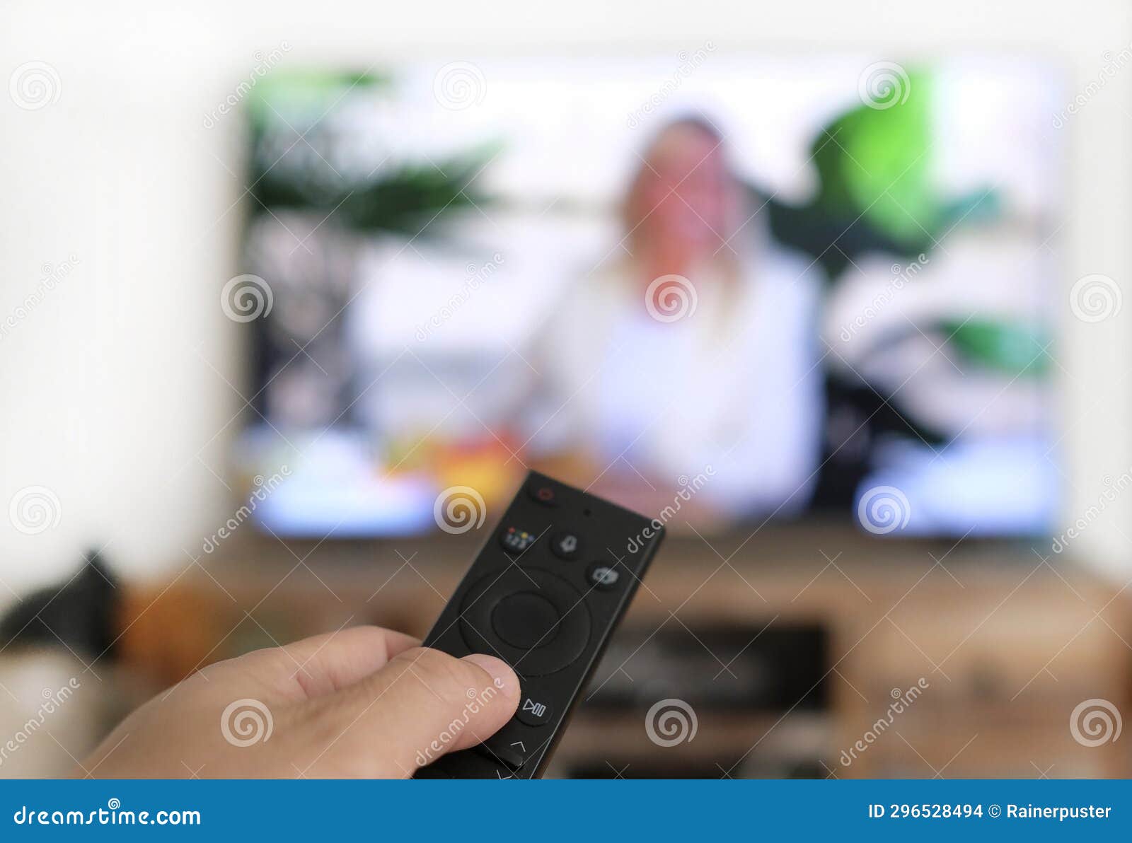 Remote Control and TV Screen Stock Photo - Image of movie, background ...