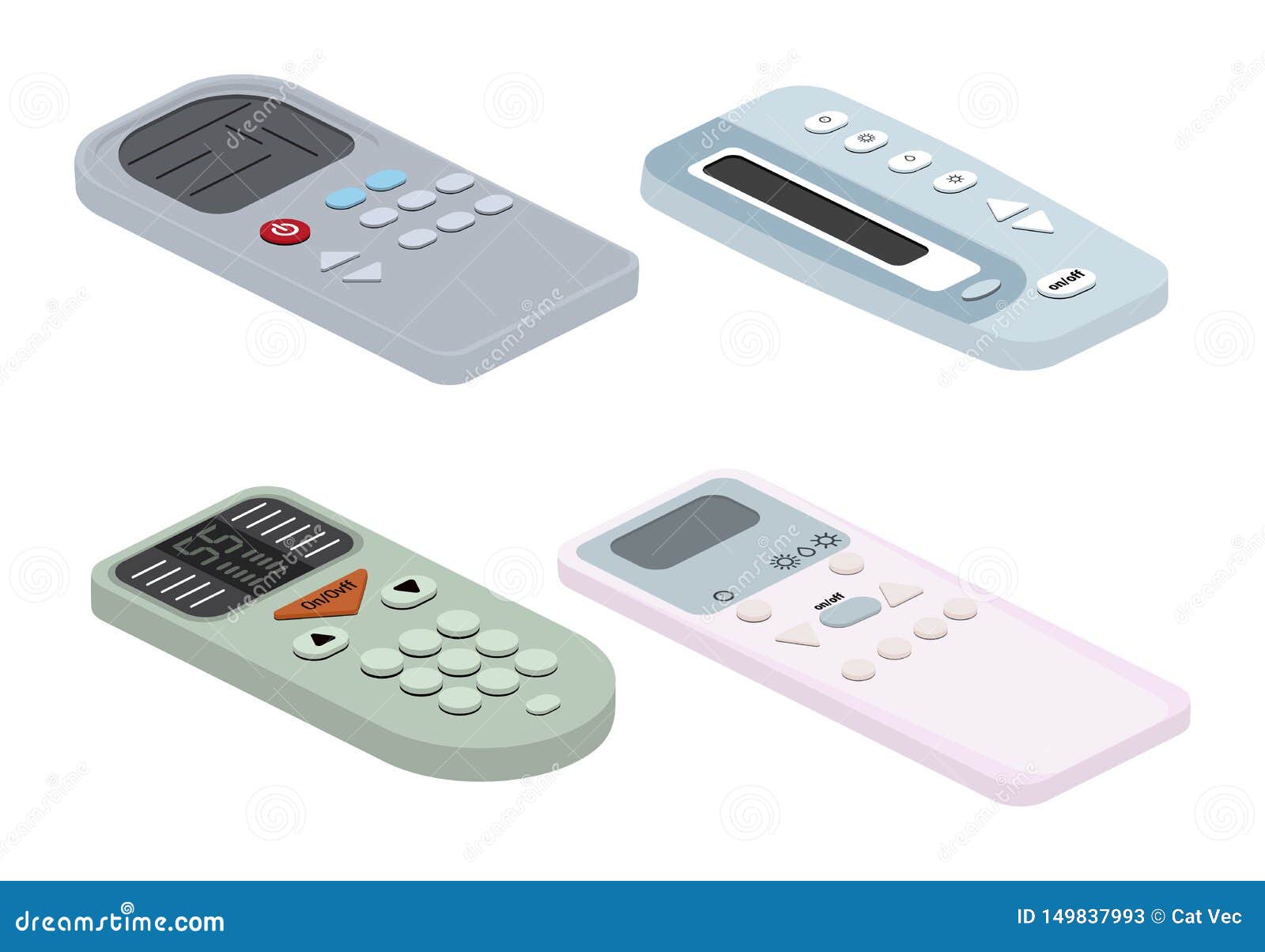 Remote Control Tv Vector Remoted Controller Television Channel ...