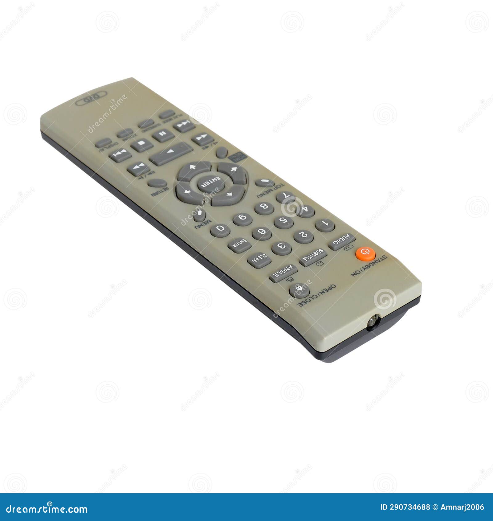 Remote Control Tv on a White Stock Photo - Image of infrared, device ...