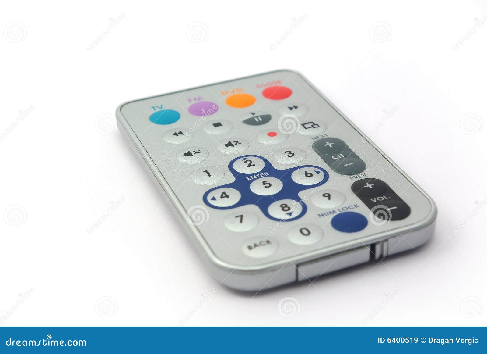Remote control unit stock image. Image of white, controller - 6400519