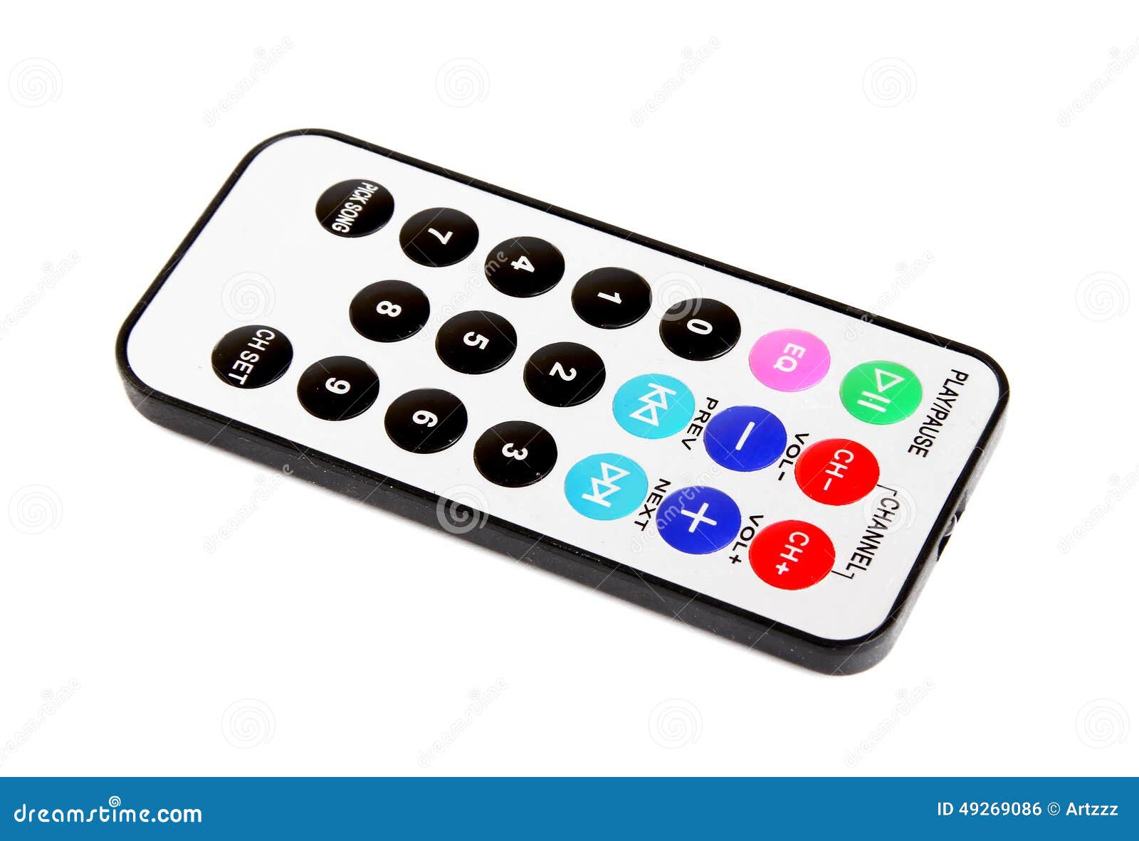 Remote control unit stock photo. Image of colored, music - 49269086