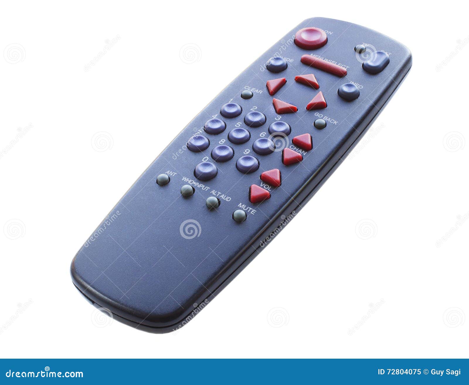 Remote stock image. Image of black, isolated, electronics - 72804075