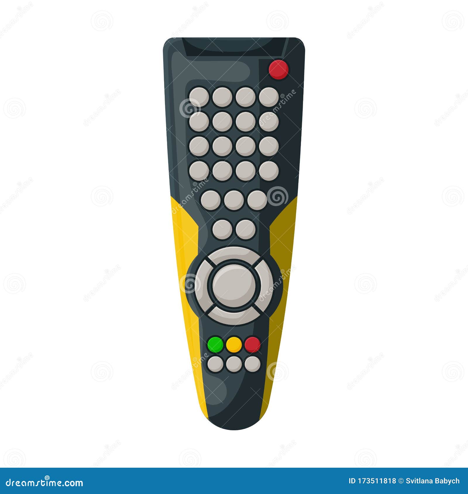 Remote Control Vector Icon.Cartoon Vector Icon Isolated on White ...