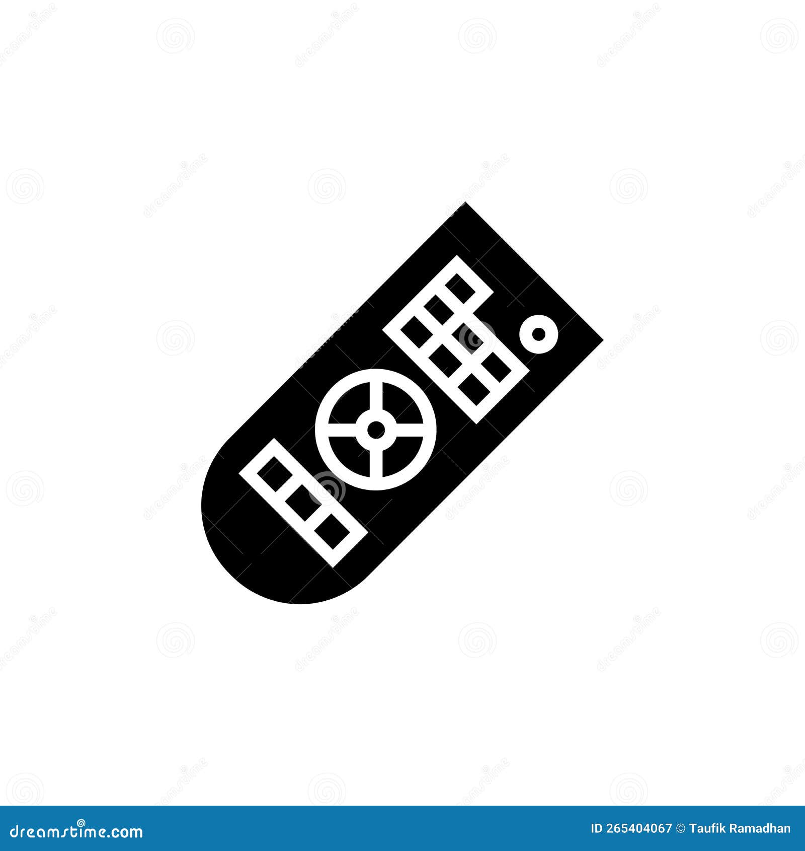 Remote Control Vector Icon. Computer Component Icon Solid Style ...