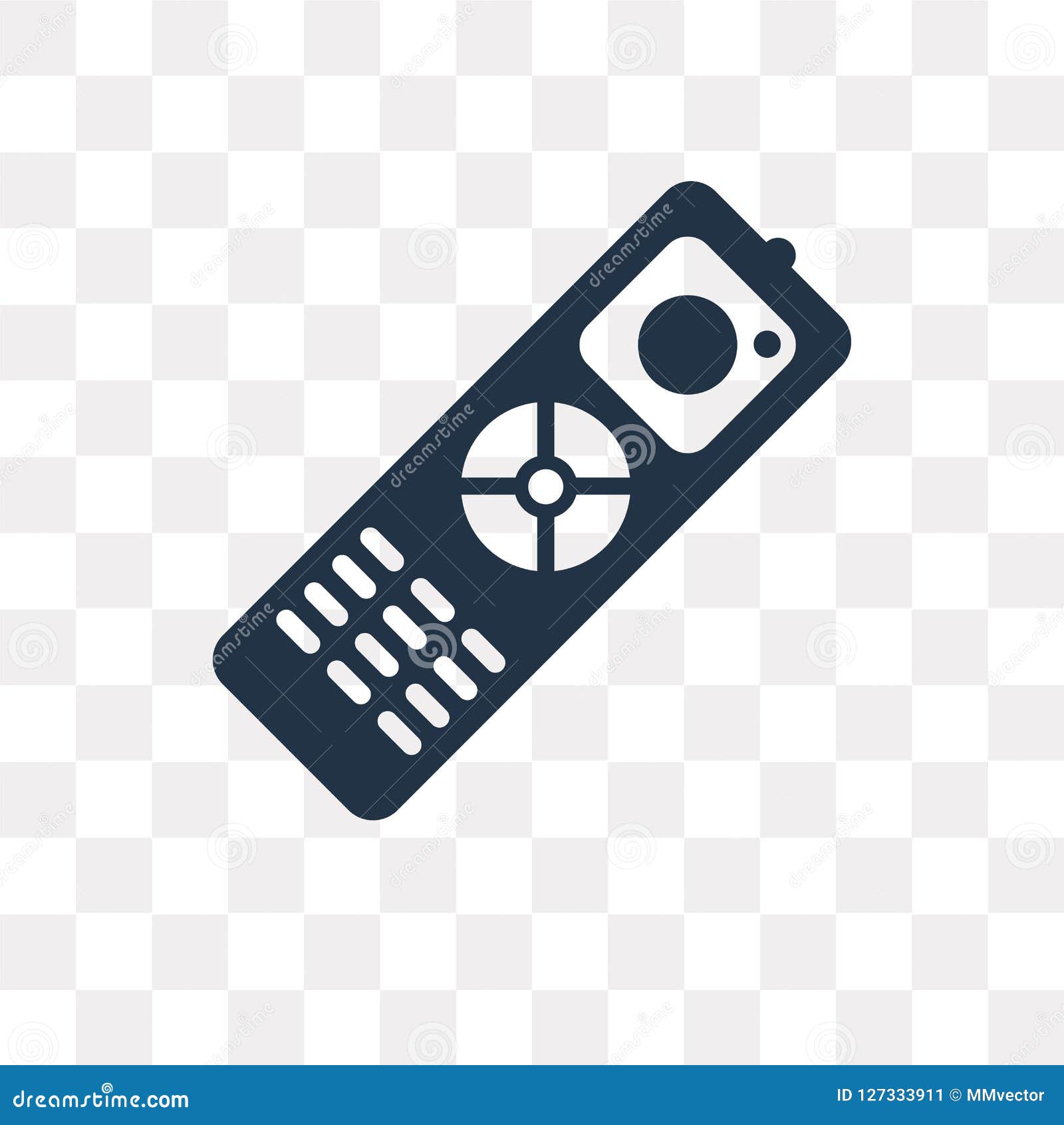 Remote Control Vector Icon Isolated on Transparent Background, R Stock ...