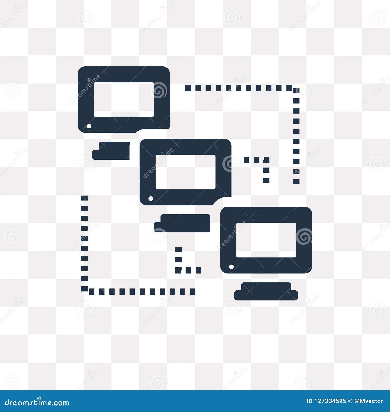 Remote Control Vector Icon Isolated on Transparent Background, R Stock ...