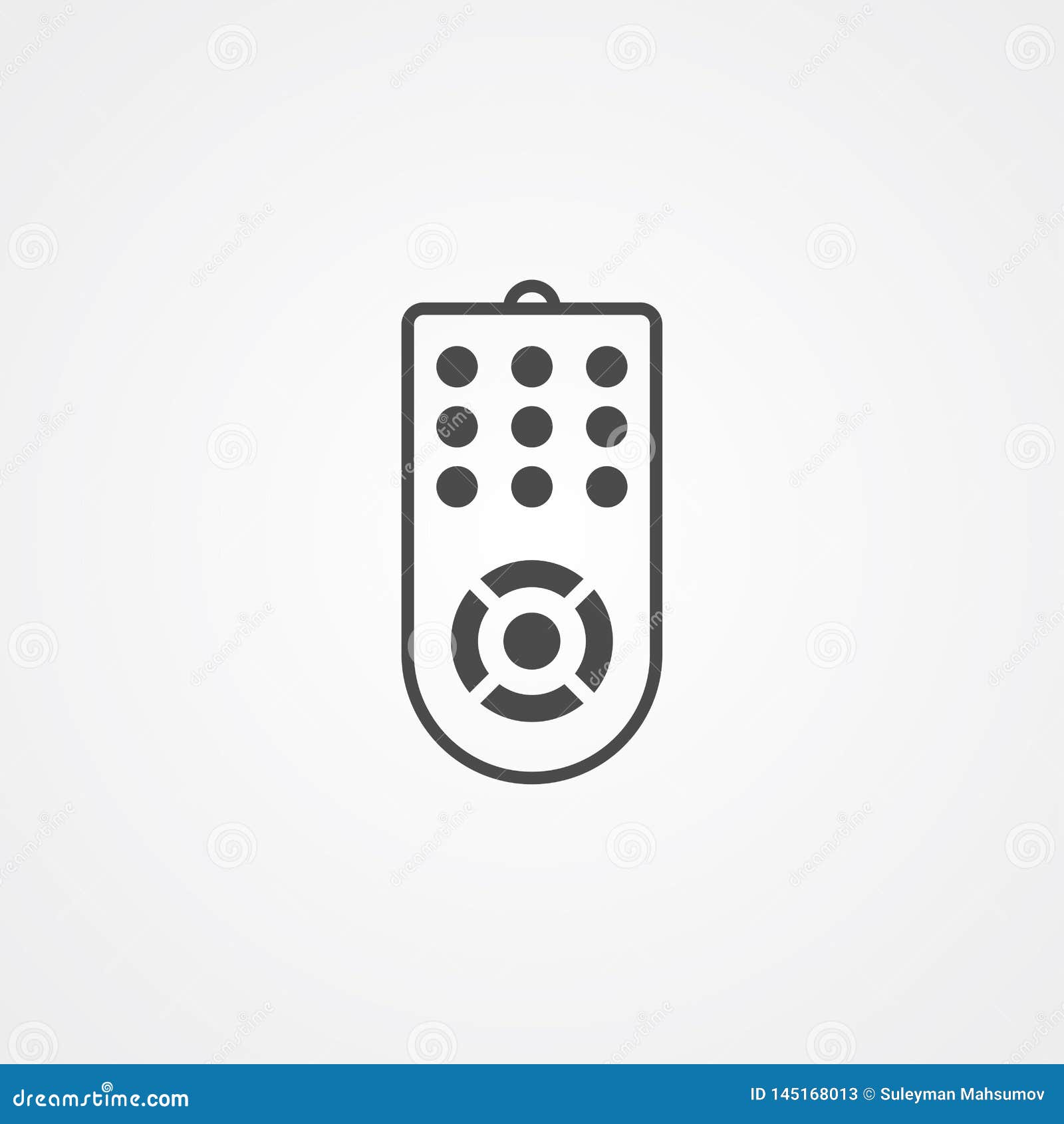 Remote Control Vector Icon Sign Symbol Stock Vector - Illustration of ...