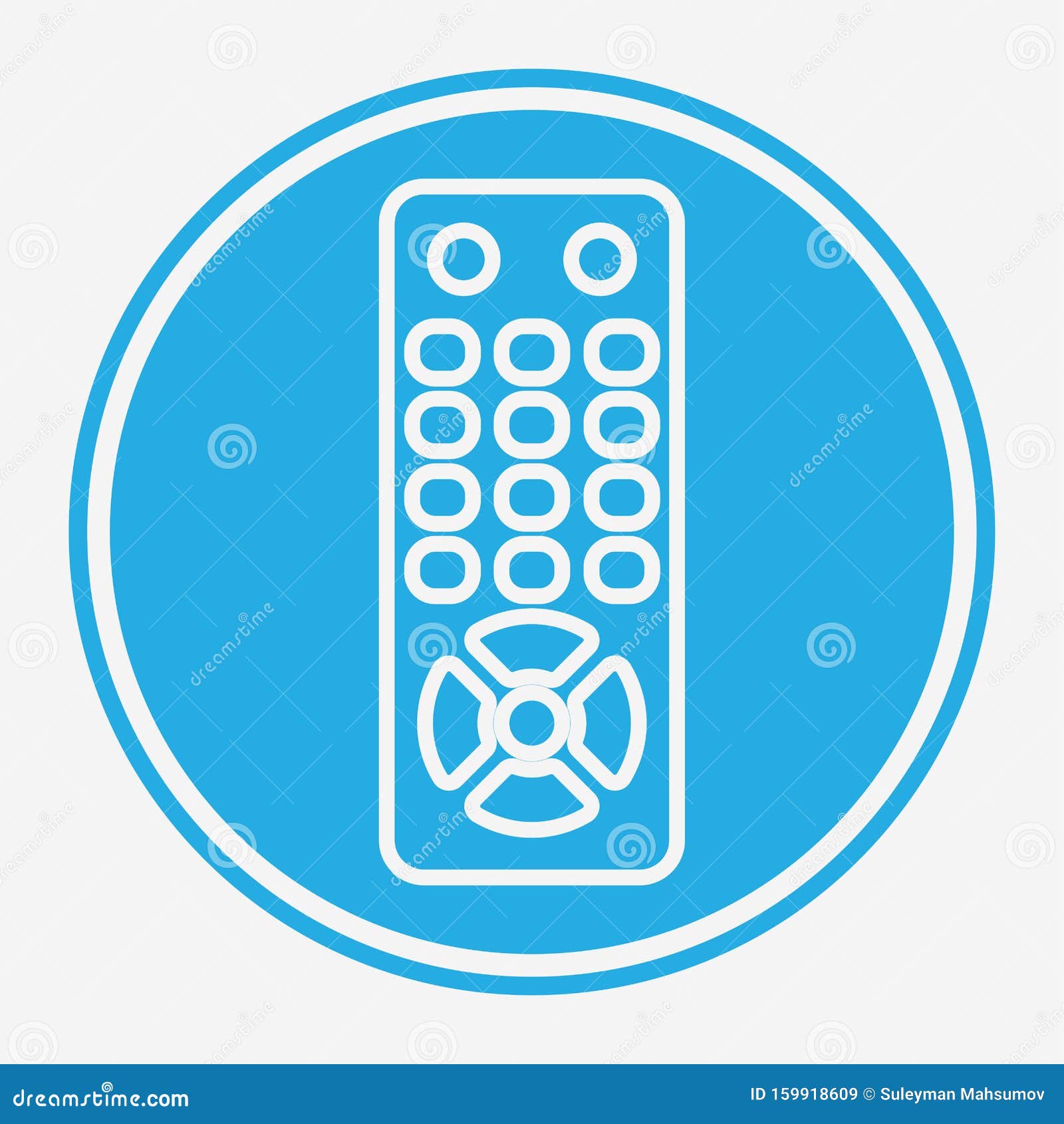 Remote Control Vector Icon Sign Symbol Stock Illustration ...
