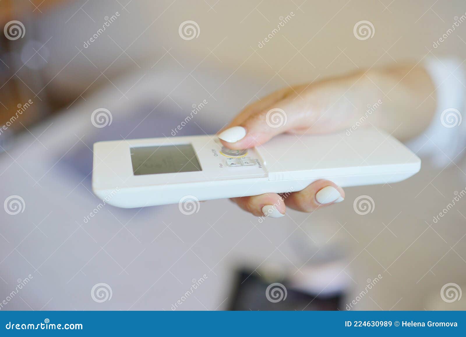 Remote Controll in Hand Close Up. Home Related Tools Stock Image ...