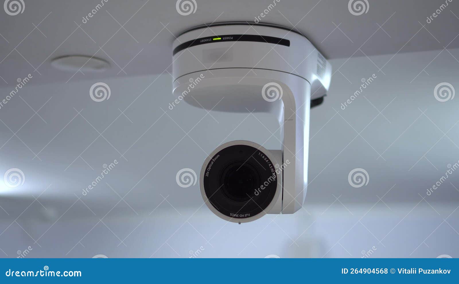 The Remote Controlled Camera Uses an Electromechanical Optical Zoom. a ...