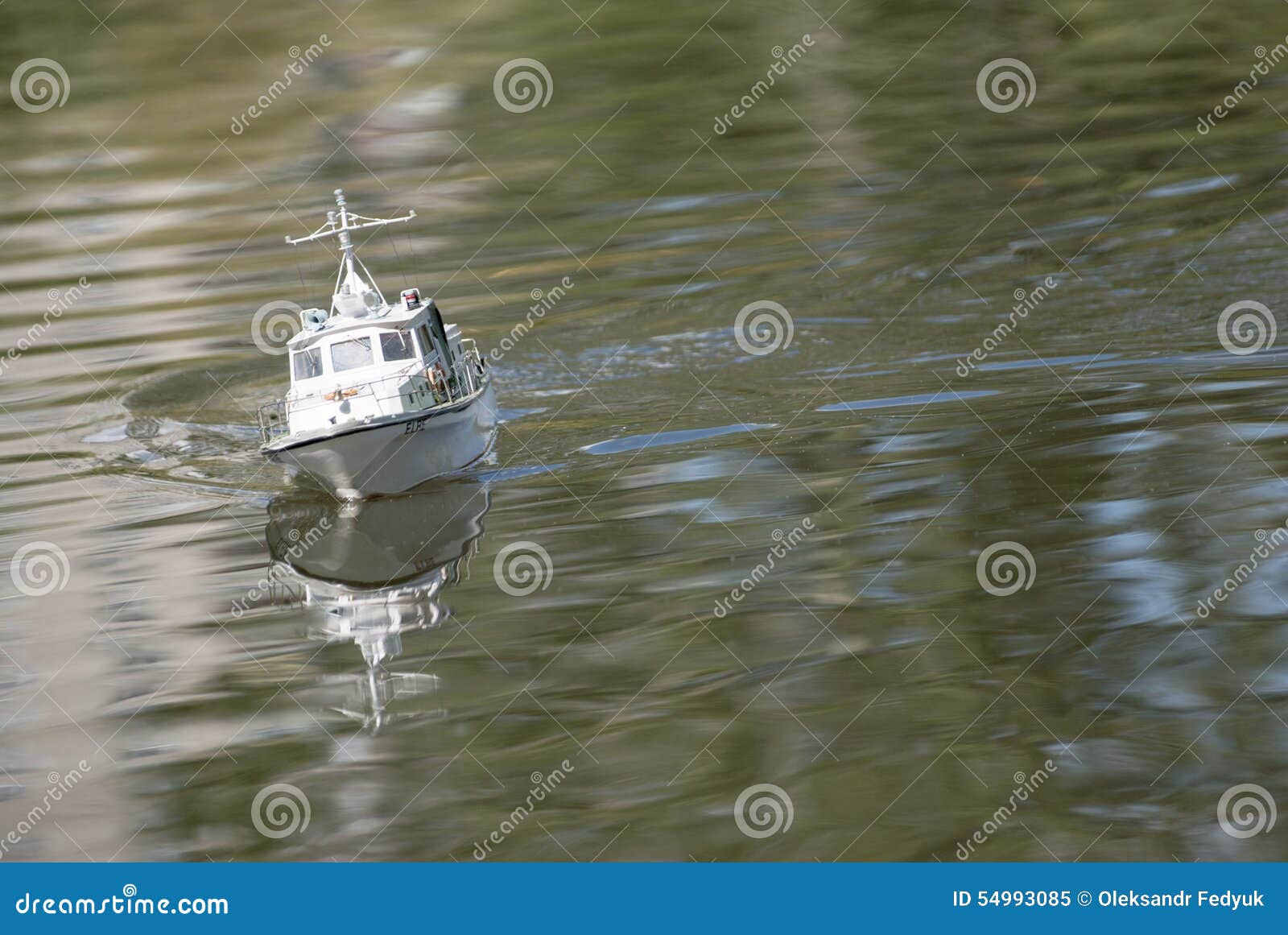 A Remote Controlled Military Speedboat Stock Image - Image of outside ...