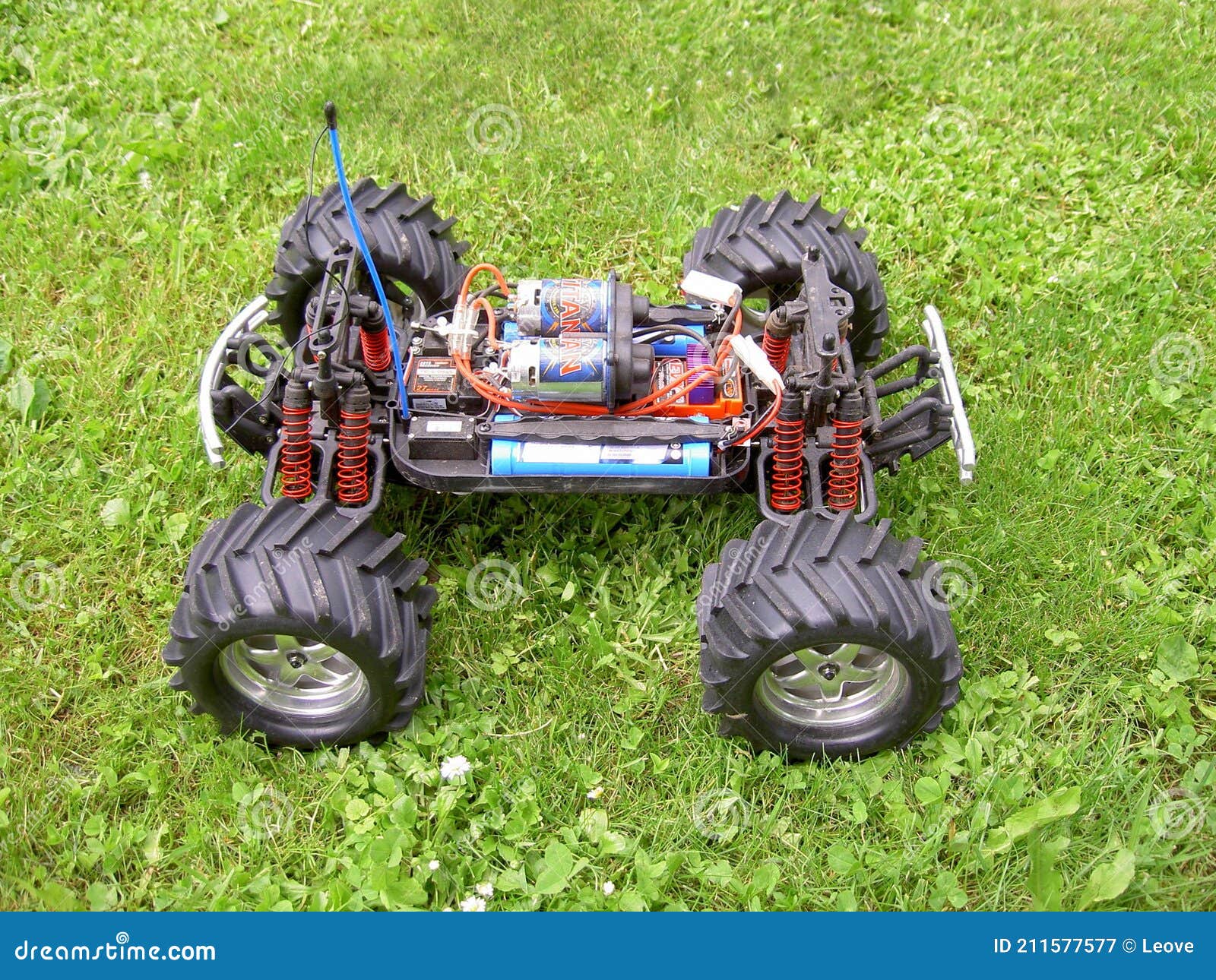 Remote-controlled Model of Off-road Car with Electric Motor, without ...