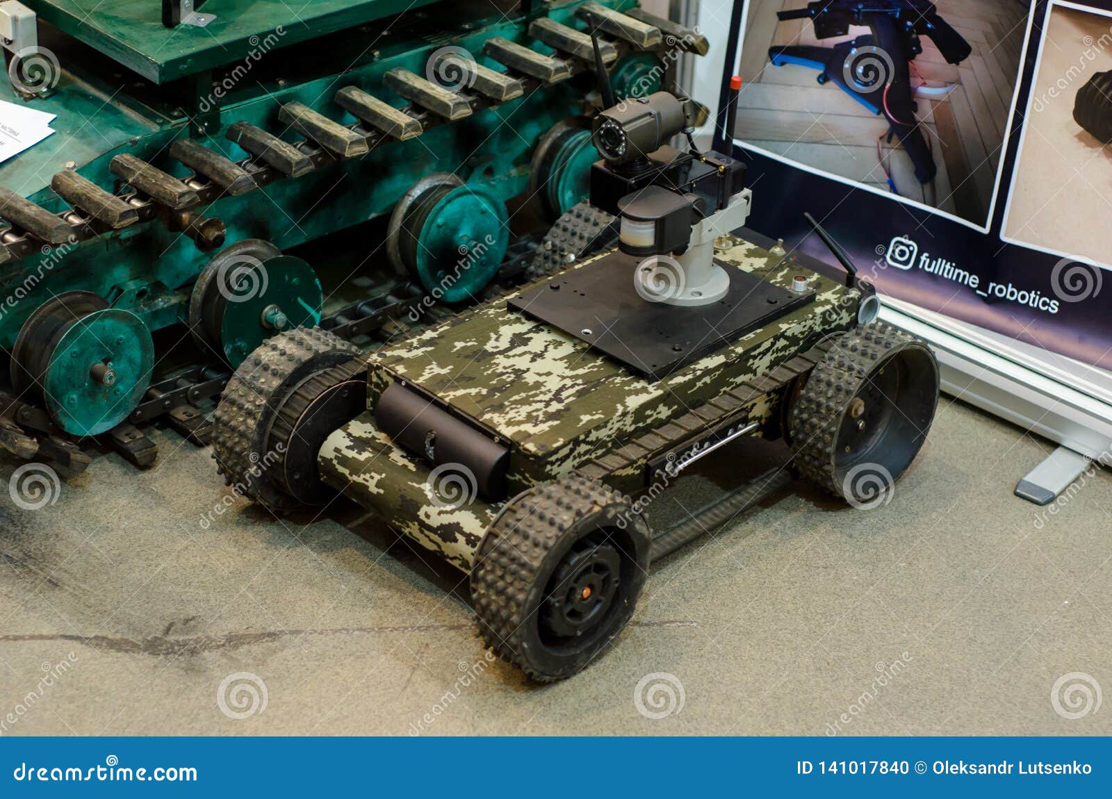 Kyiv, Ukraine - October 10, 2018: Remote Controlled Robot with Camera ...