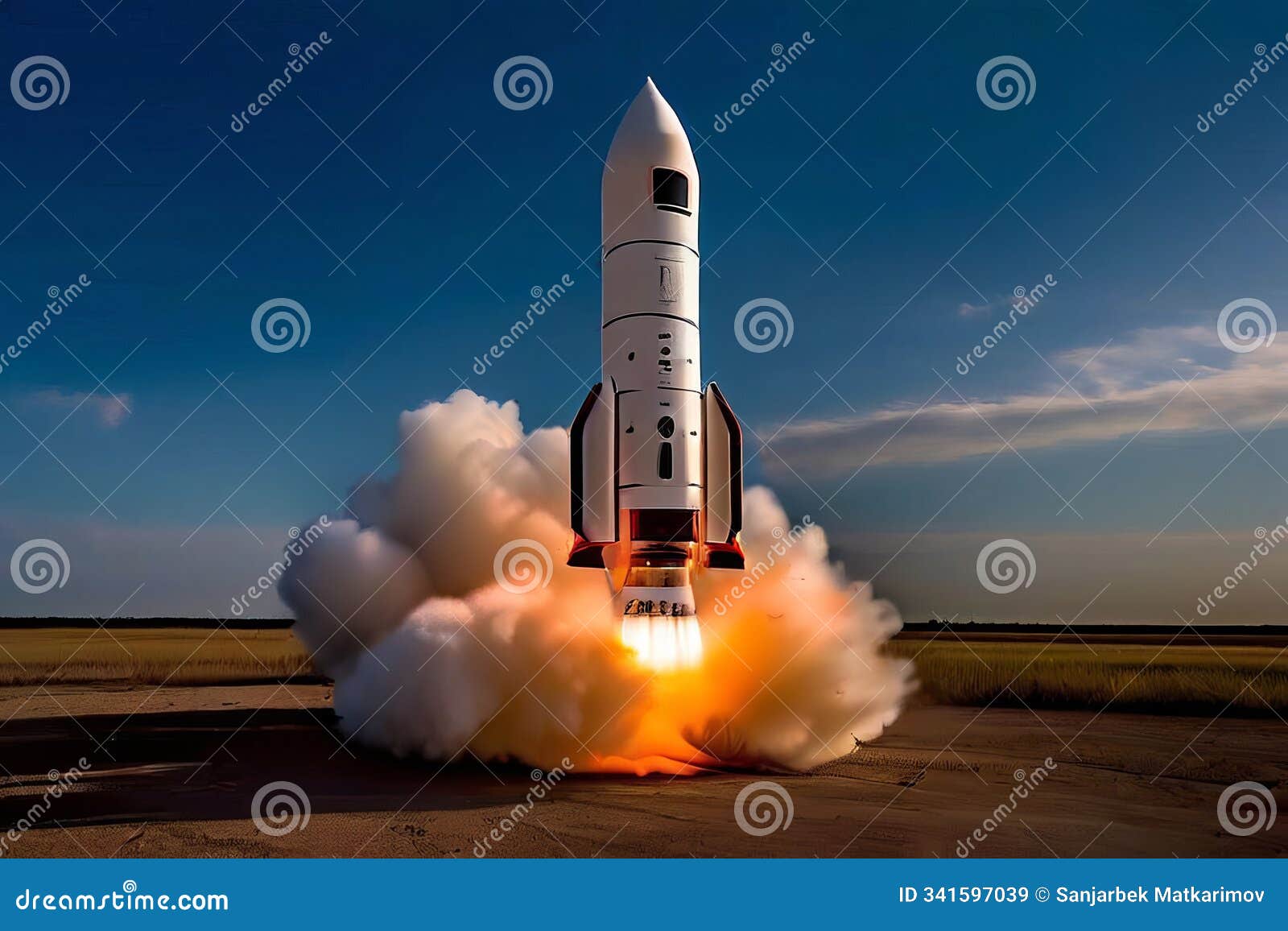 Remote Controlled Rocket a Rocket that Can Be Launched and Contr Stock ...