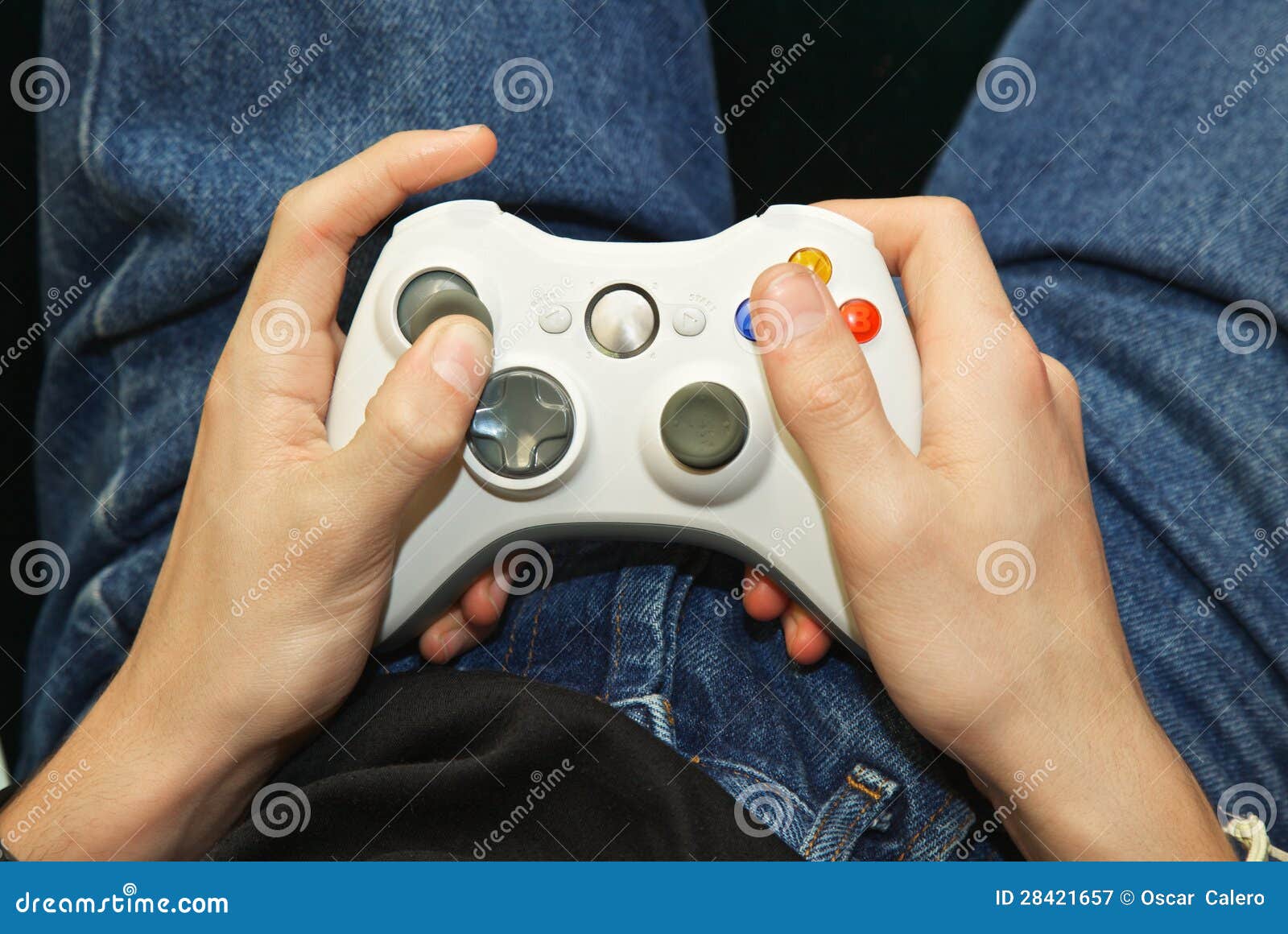 Remote controller stock image. Image of device, thumb - 28421657