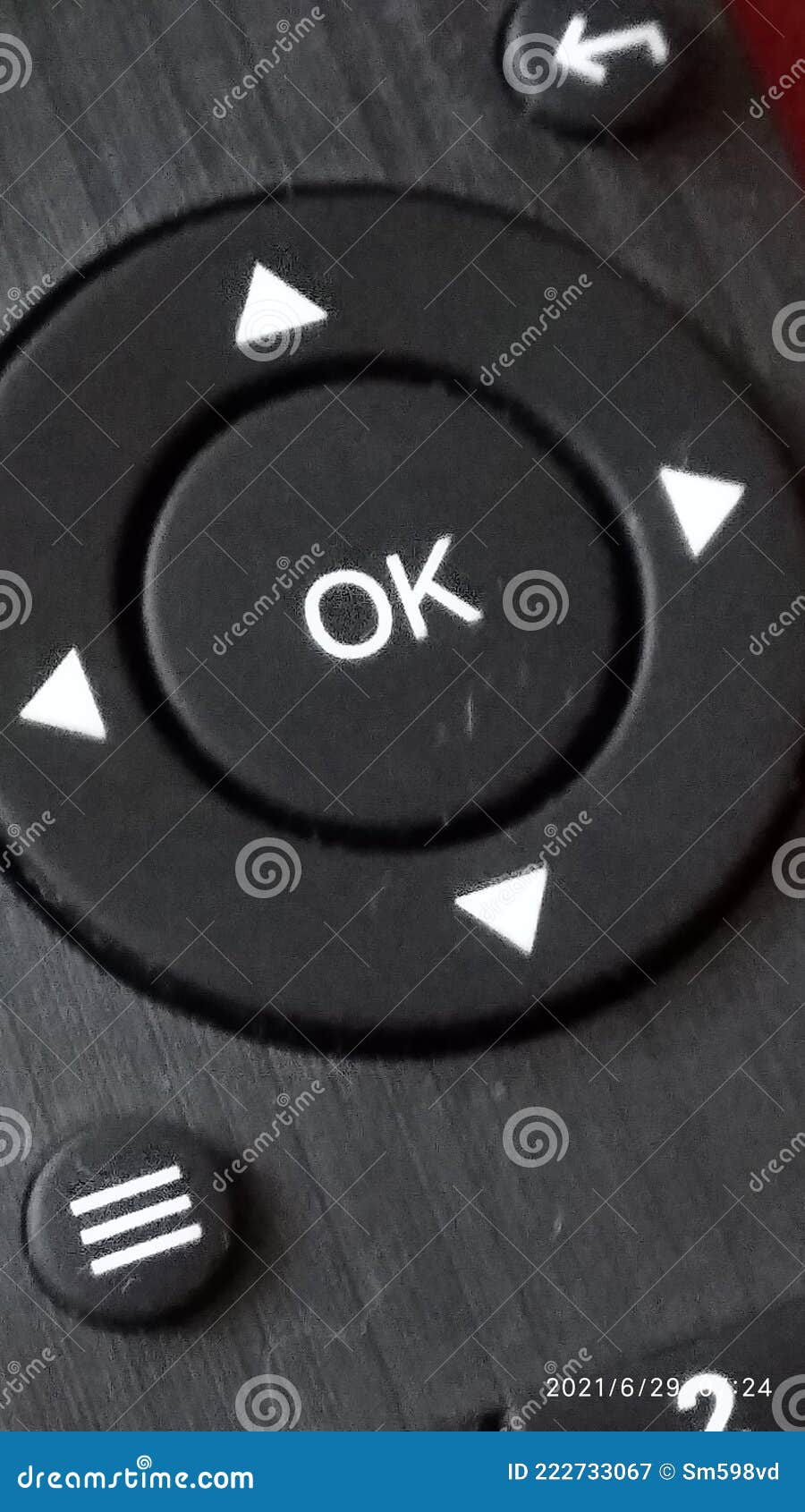 Remote Controller Button Ok Enter the Correct Music Videos Success Okay ...