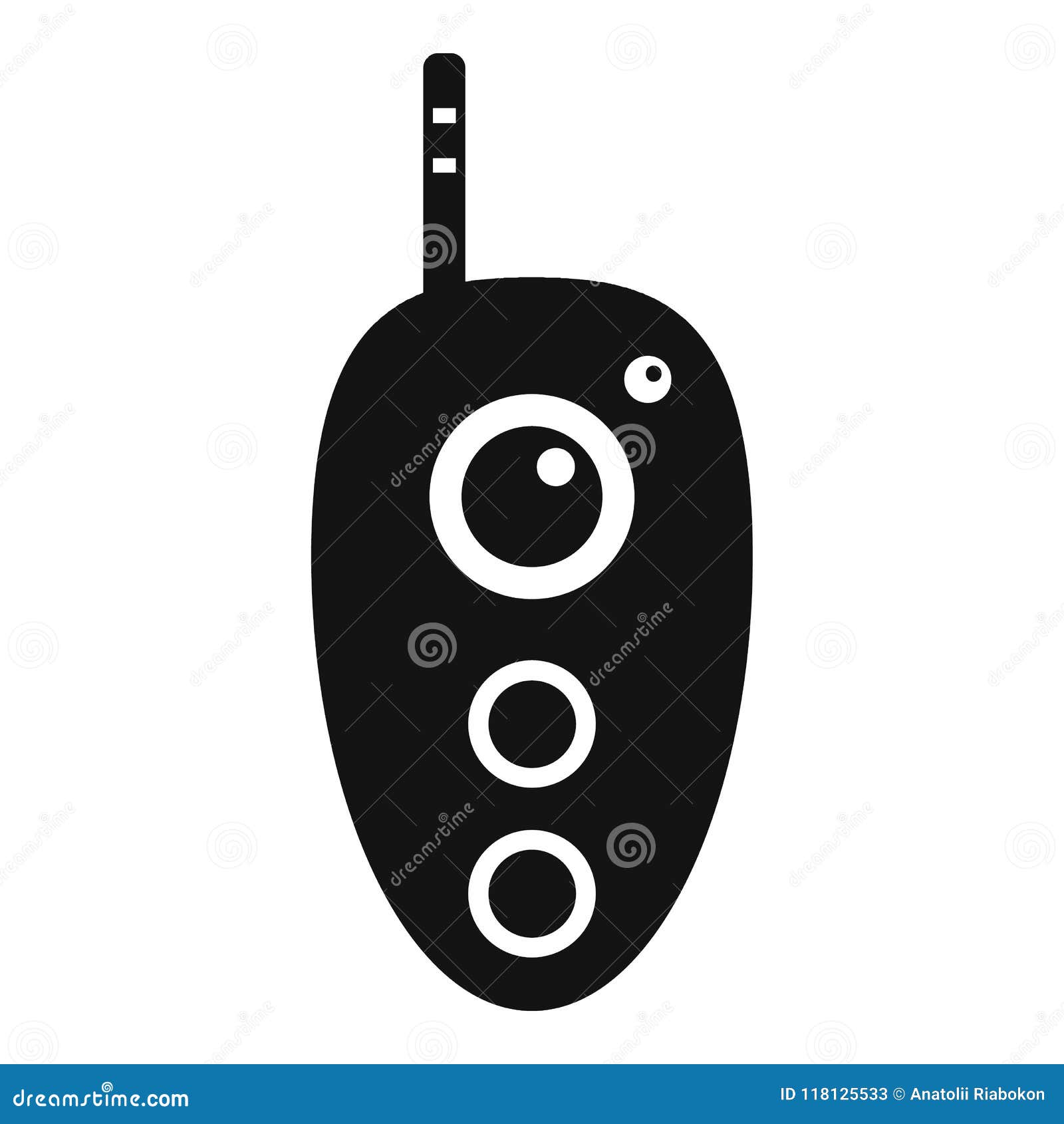Remote Controller Icon, Simple Style Stock Vector - Illustration of ...