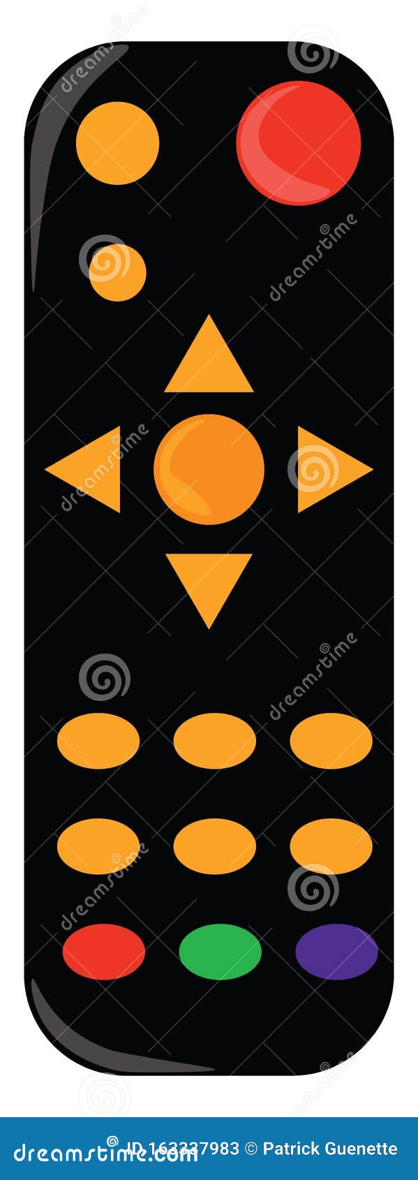 Remote Controller, Illustration, Vector Stock Illustration ...