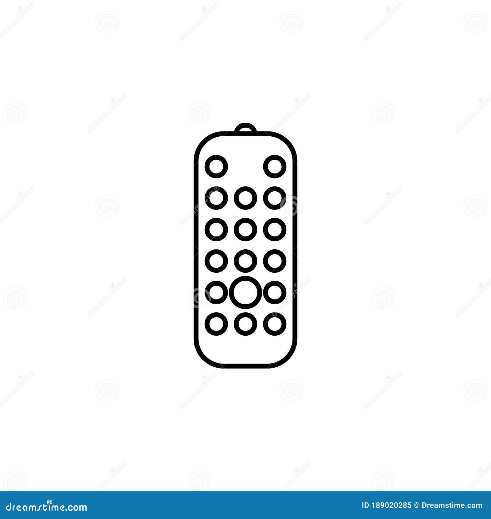 Remote Controller Outline Icon. Element of Equipment Icon for Mobile ...