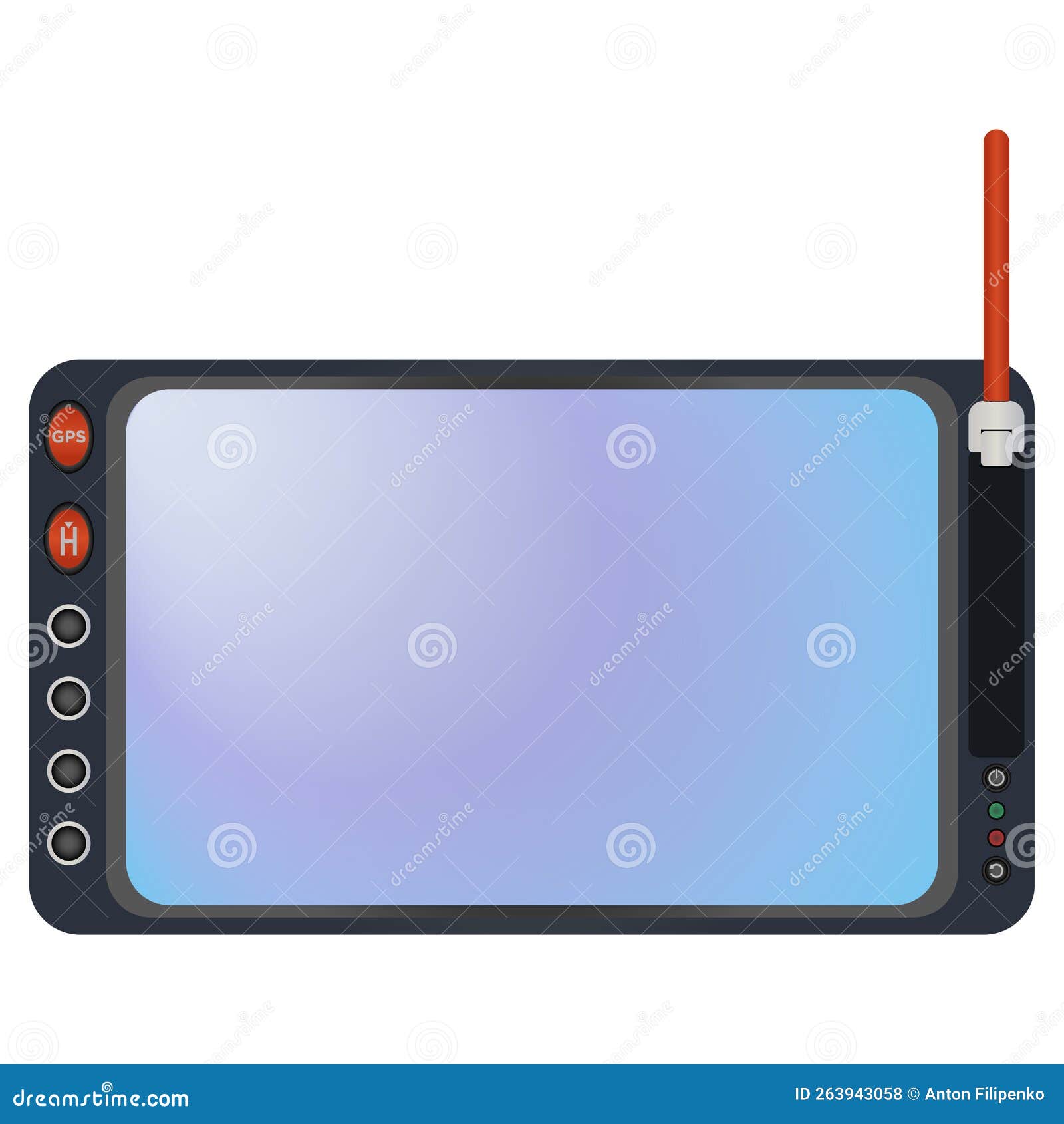Remote Controller in Realistic Style for Black Copter. Modern ... Remote Controller in Realistic Style for Black Copter. Modern ...