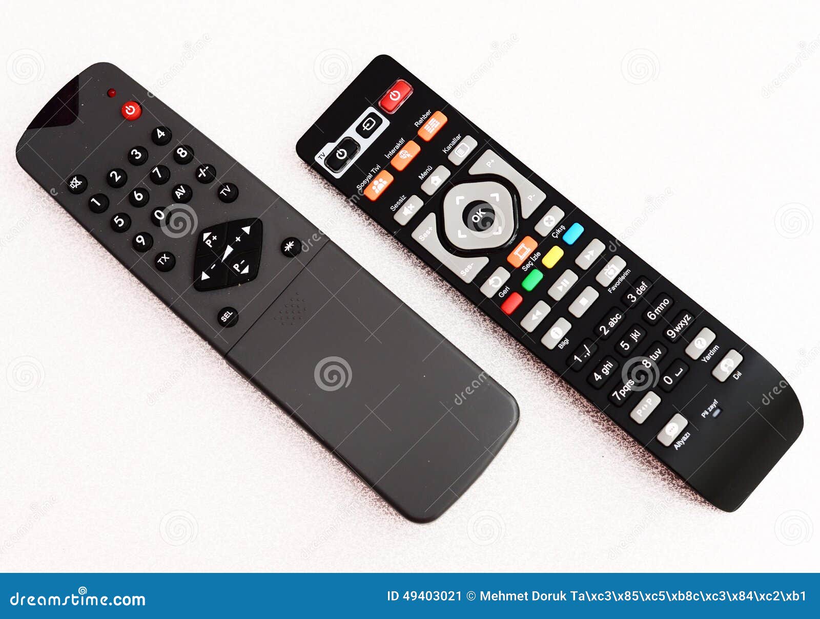 Remote controllers stock image. Image of color, hold - 49403021