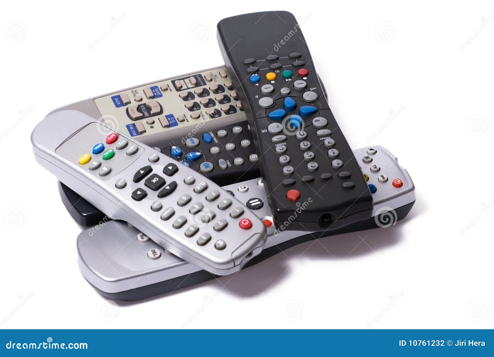 Remote controls stock photo. Image of play, audio, electronic - 10761232