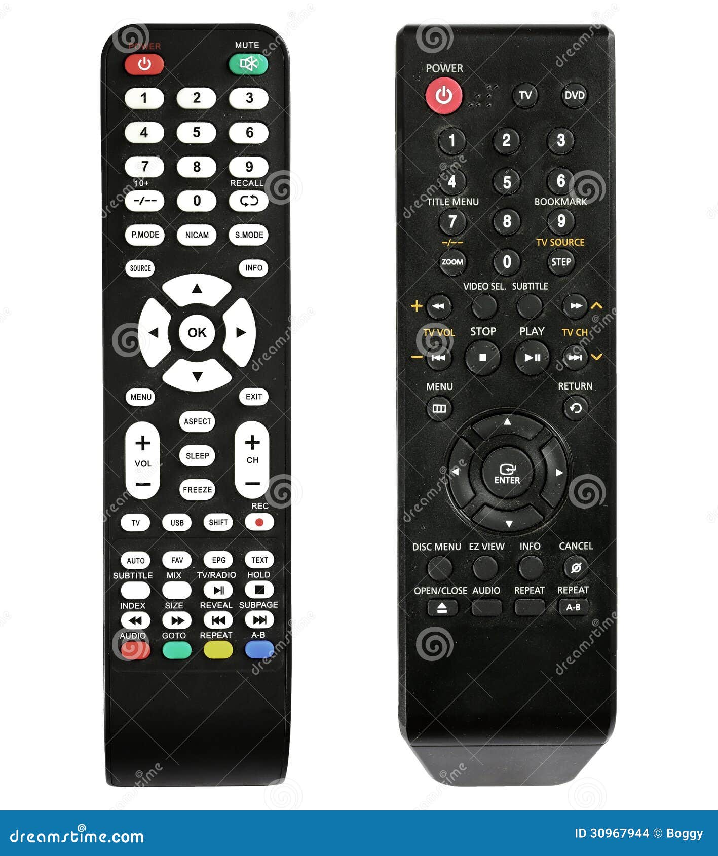 Remote controls stock photo. Image of play, black, control - 30967944