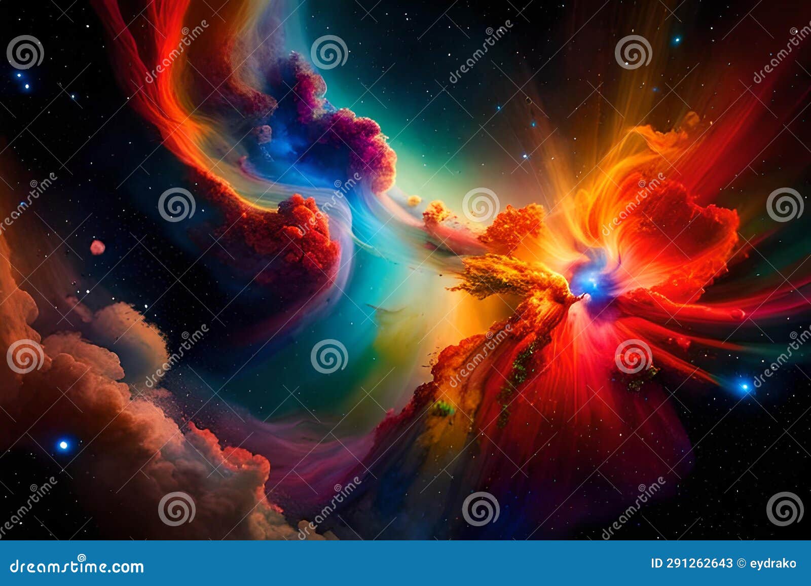 A Remote Corner of the Universe. Captivating Colors of Outer Space ...