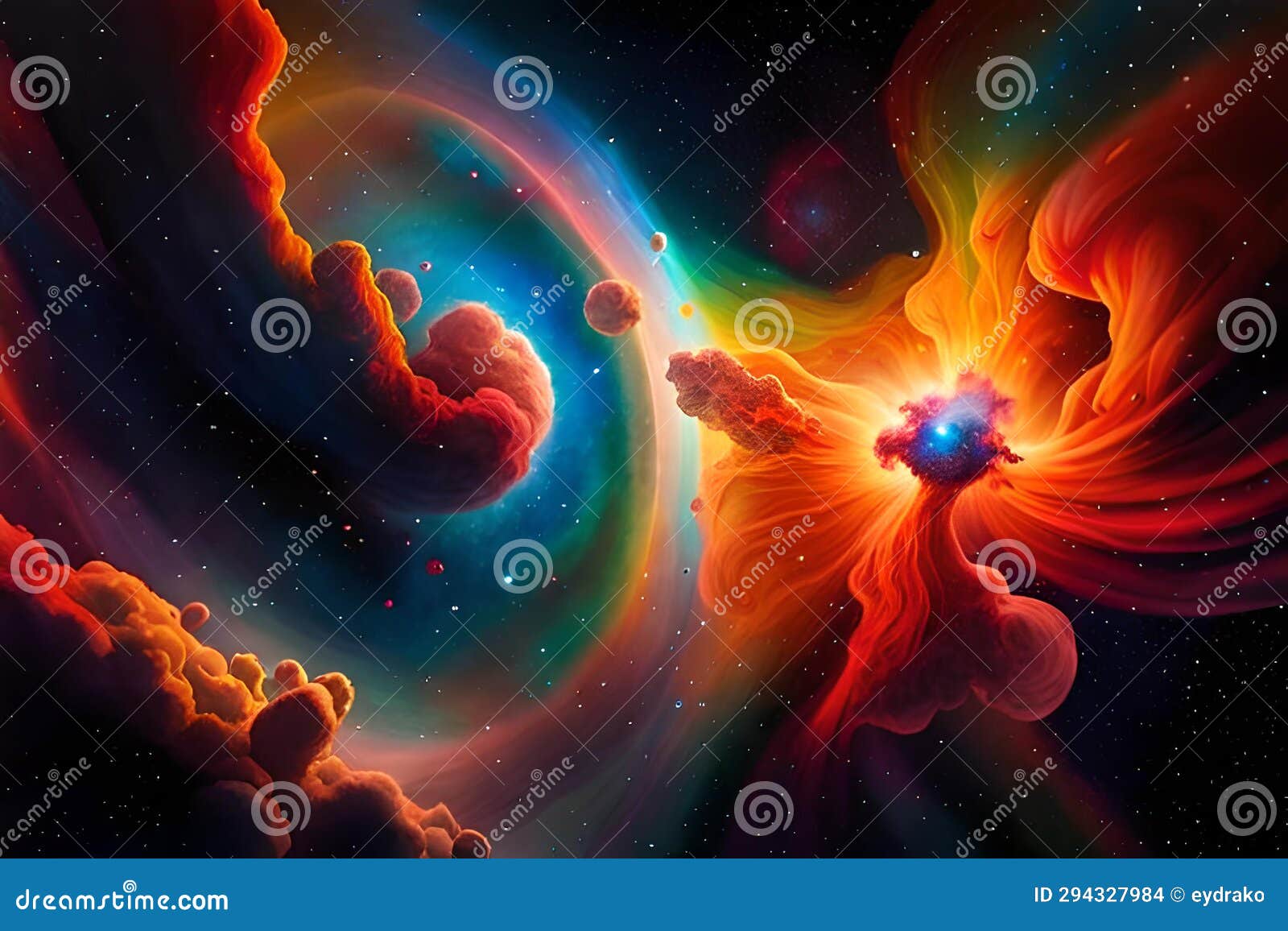 A Remote Corner of the Universe. Captivating Colors of Outer Space ...